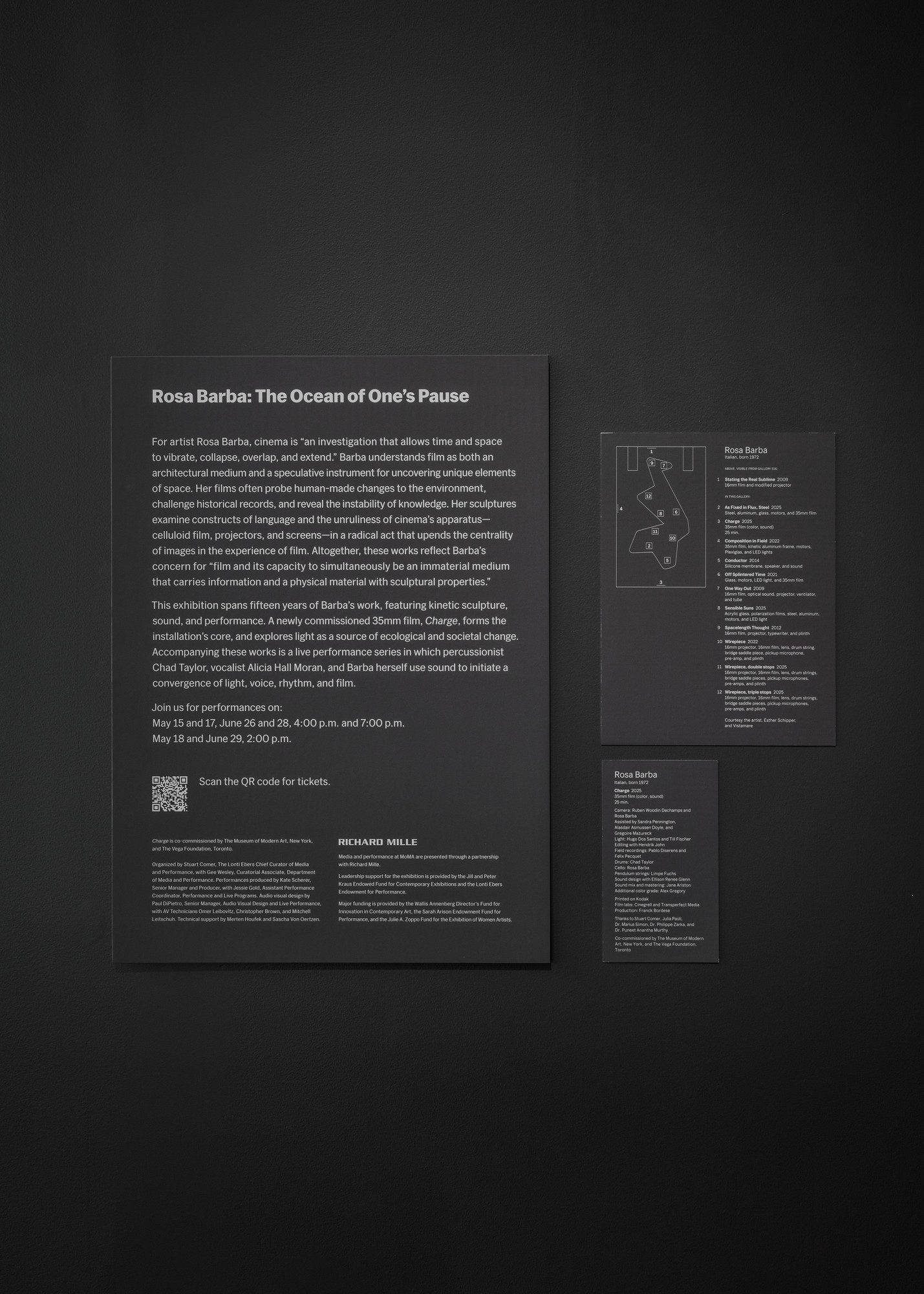 Installation view of the exhibition “Rosa Barba: The Ocean of One's ...