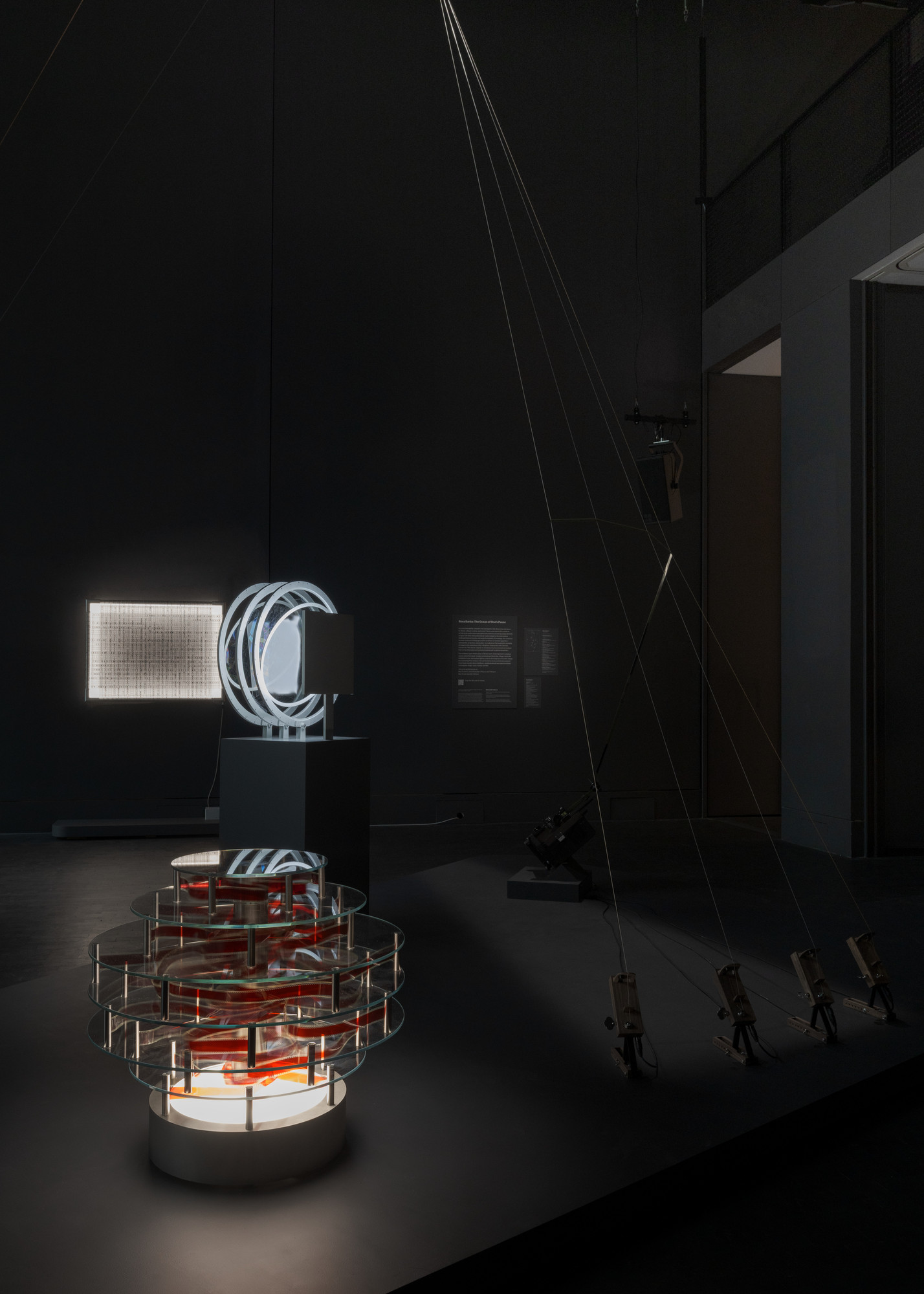 Installation view of the exhibition “Rosa Barba: The Ocean of One's ...