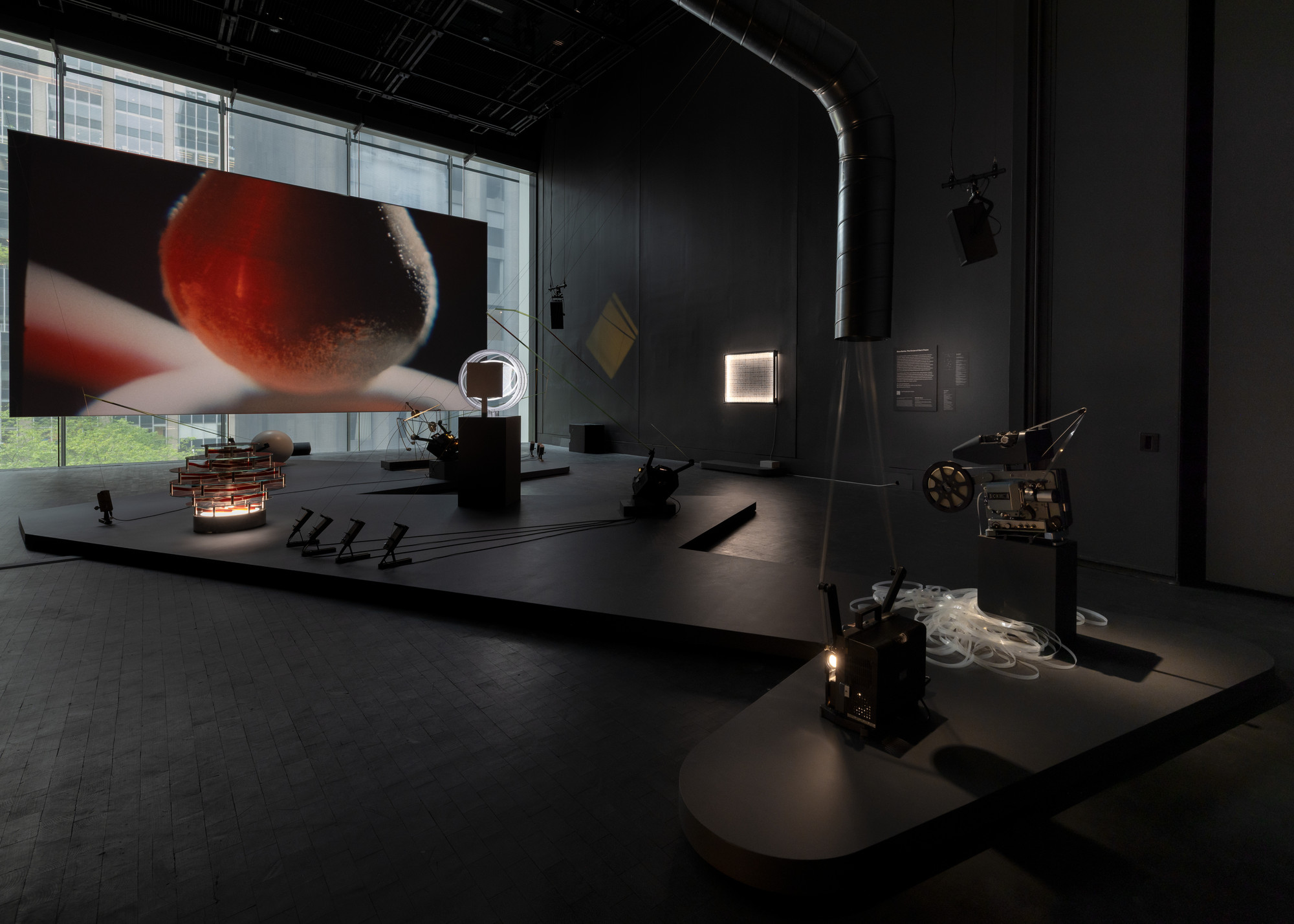 Installation view of the exhibition “Rosa Barba: The Ocean of One's ...