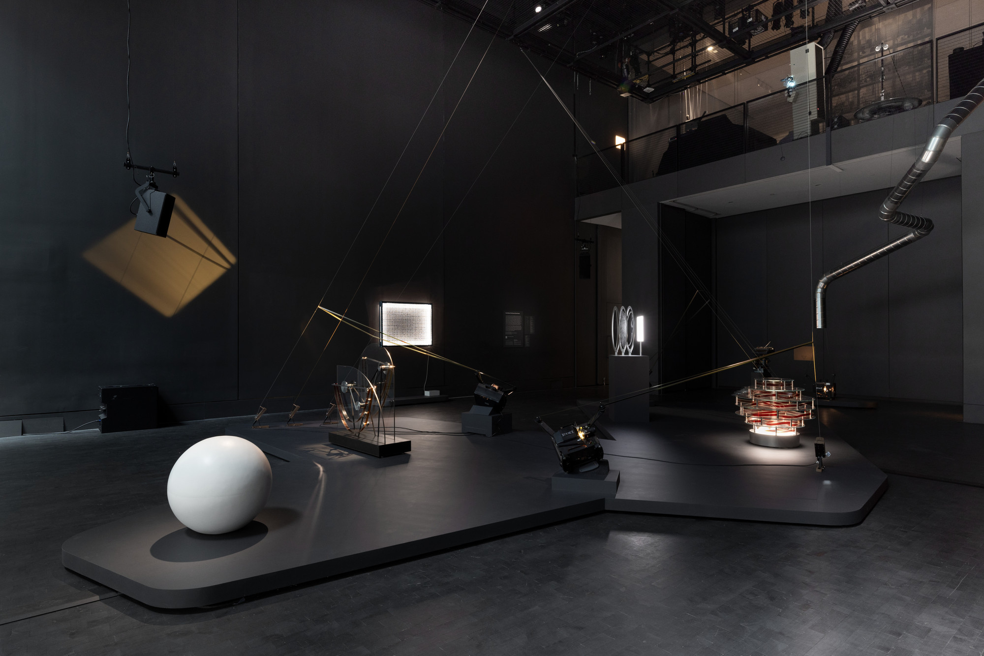 Installation view of the exhibition “Rosa Barba: The Ocean of One's ...