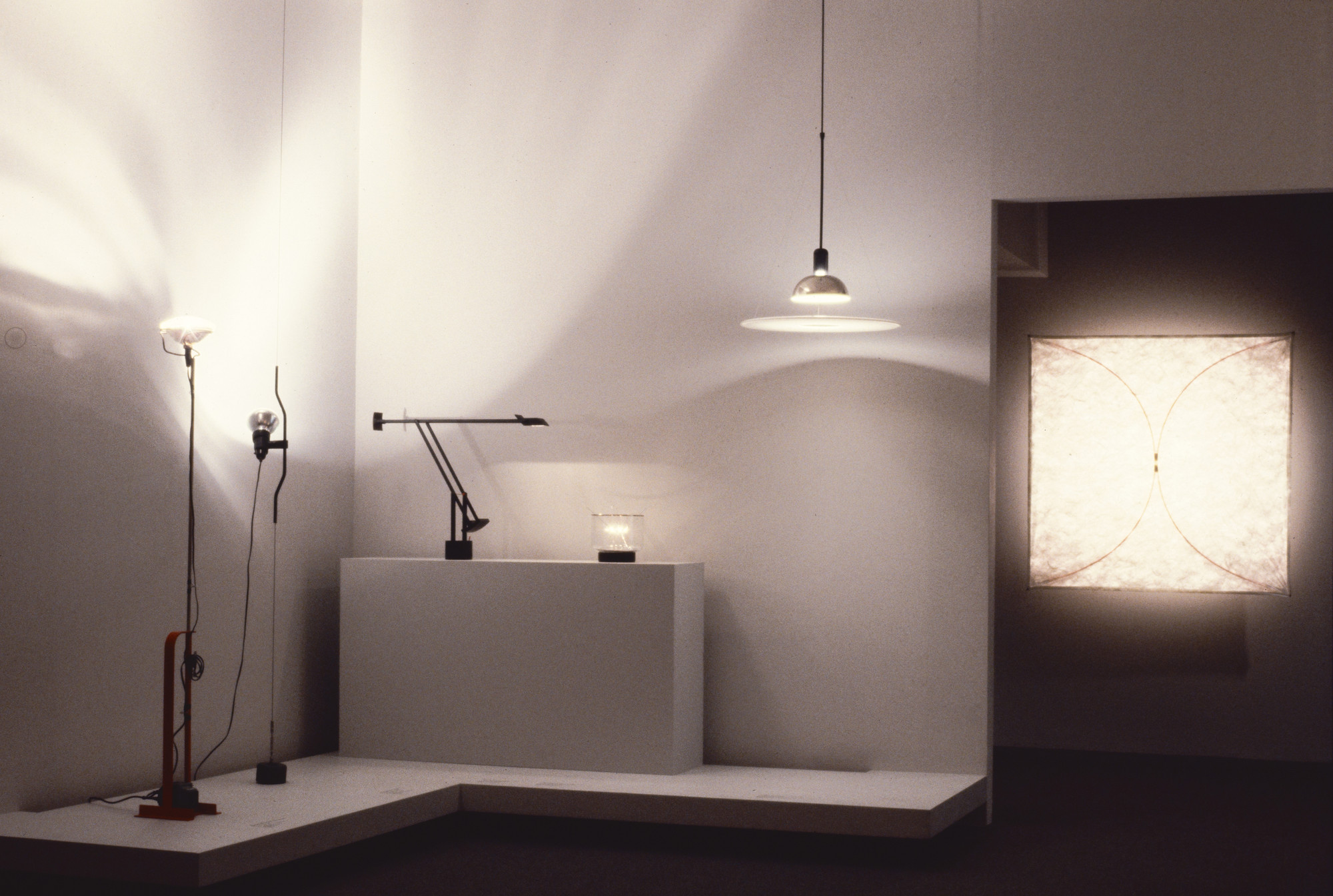 Installation view of the exhibition "Lighting from the Sixties and ...