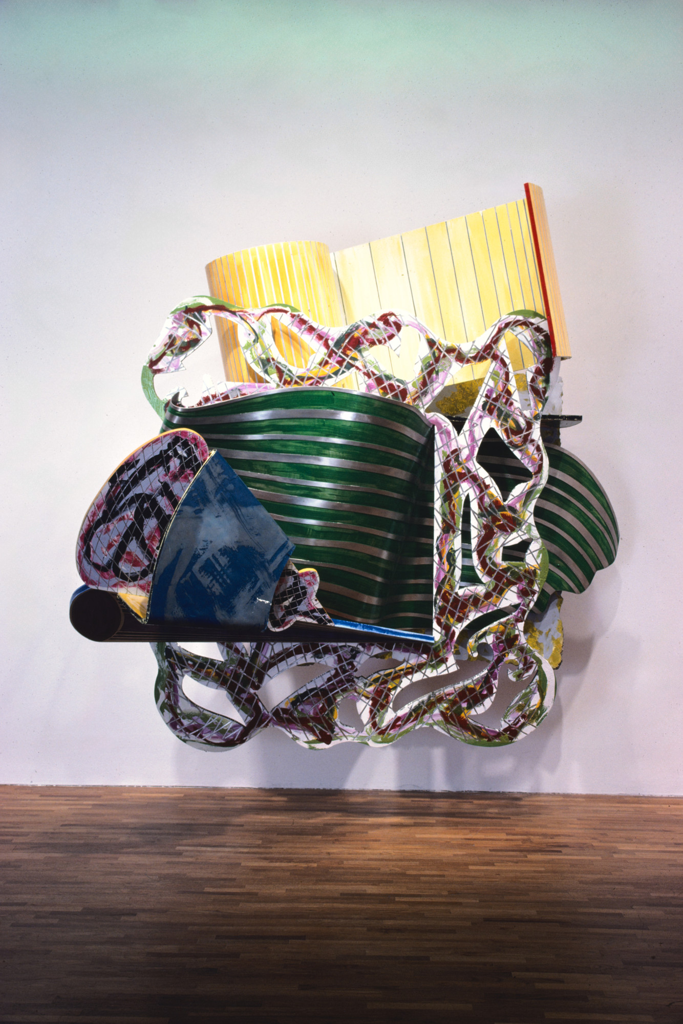 Installation view of the exhibition "Frank Stella: Works from 1970-1987 ...