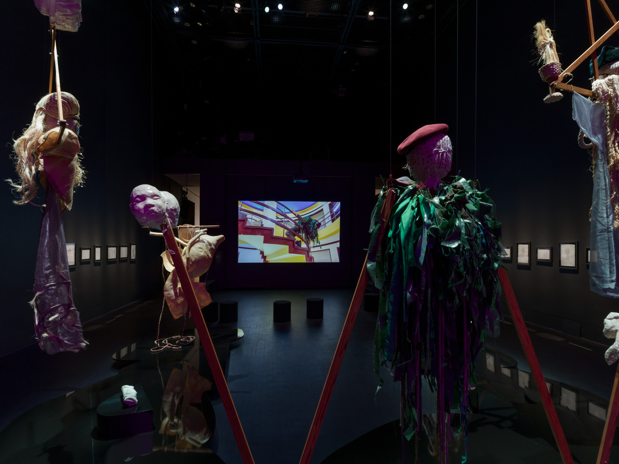 Installation view of the exhibition "Naufus Ramírez-Figueroa: Lugar de ...