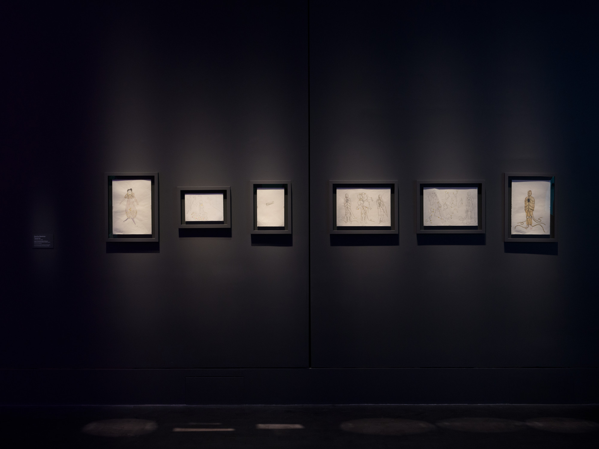 Installation view of the exhibition "Naufus Ramírez-Figueroa: Lugar de ...