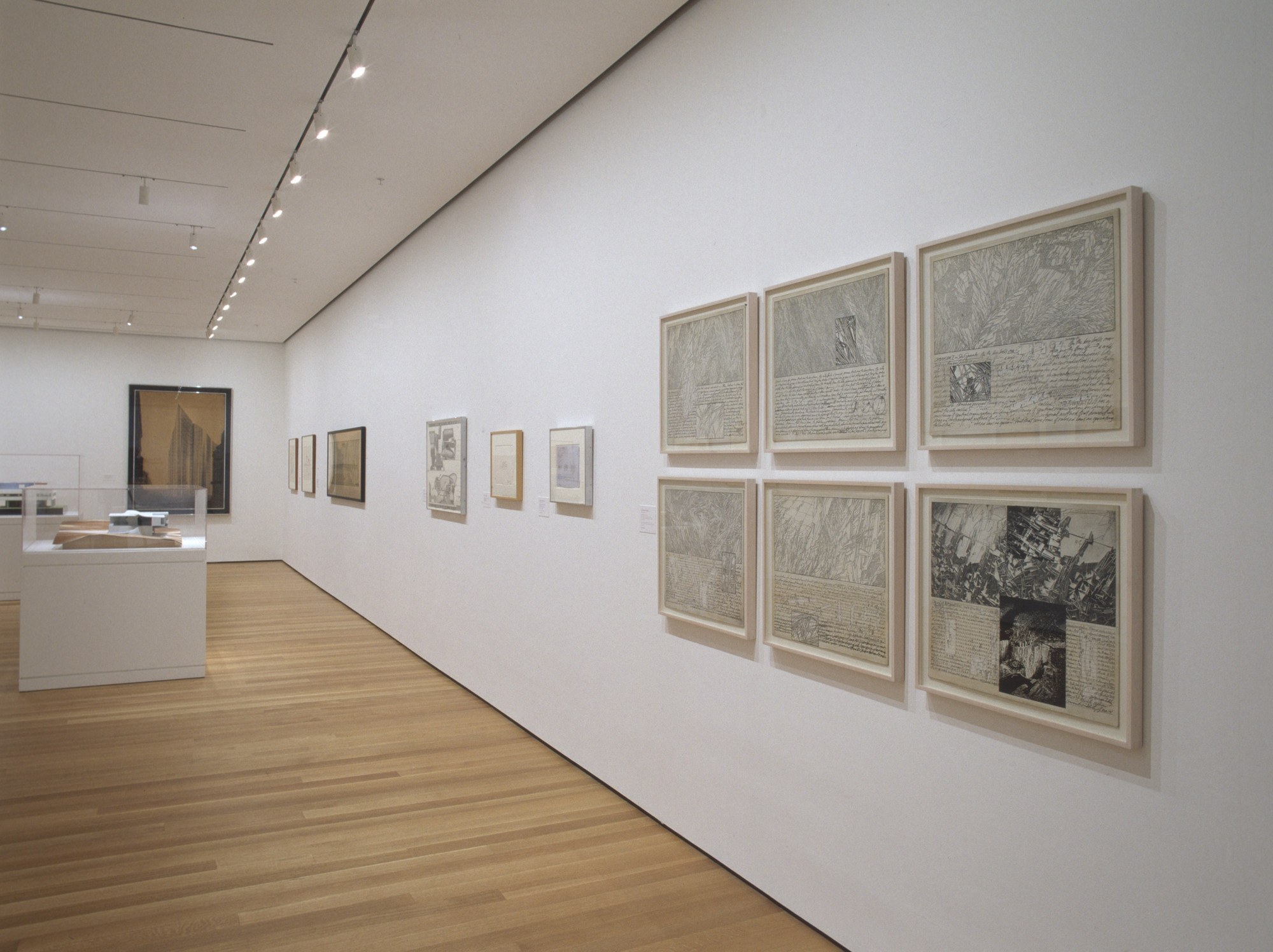 Installation view of the exhibition "Architecture and Design: Inaugural ...