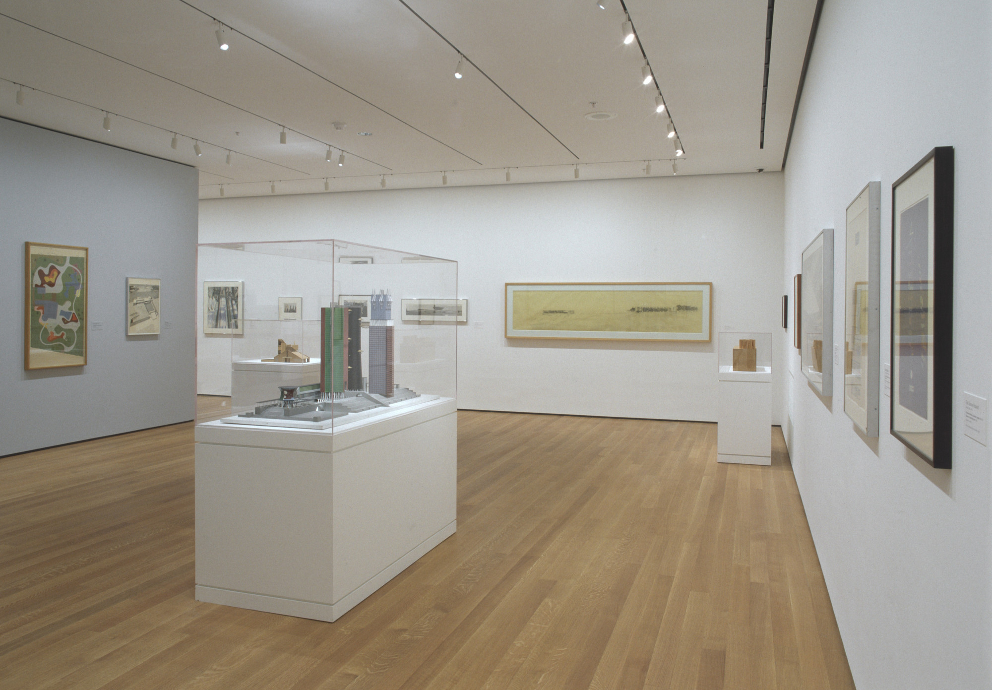 Installation view of the exhibition "Architecture and Design: Inaugural ...