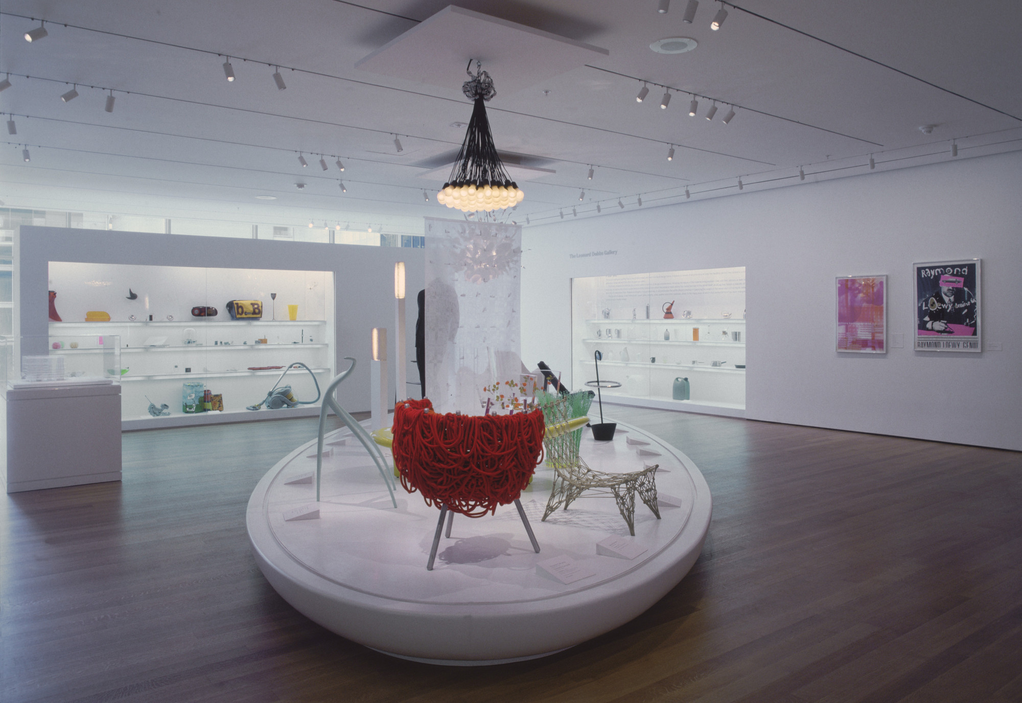 Installation view of the exhibition "Architecture and Design: Inaugural ...