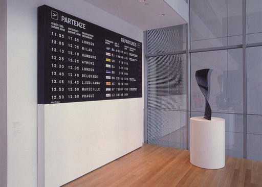 Solari di Udine, Italy. Split Flap Board Flight Information Display ...