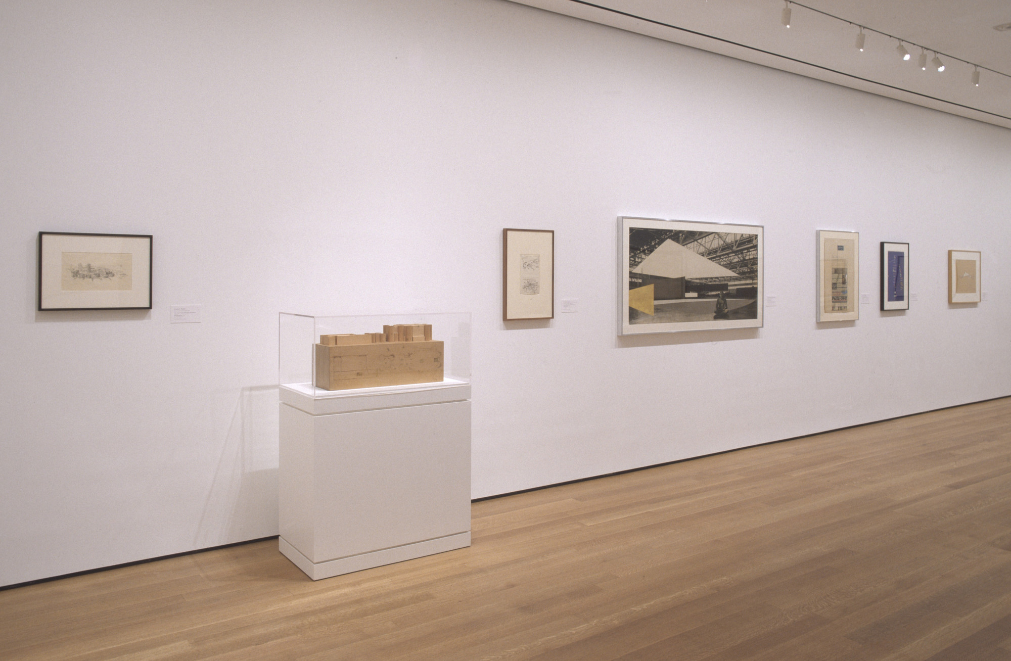 Installation view of the exhibition "Architecture and Design: Inaugural ...