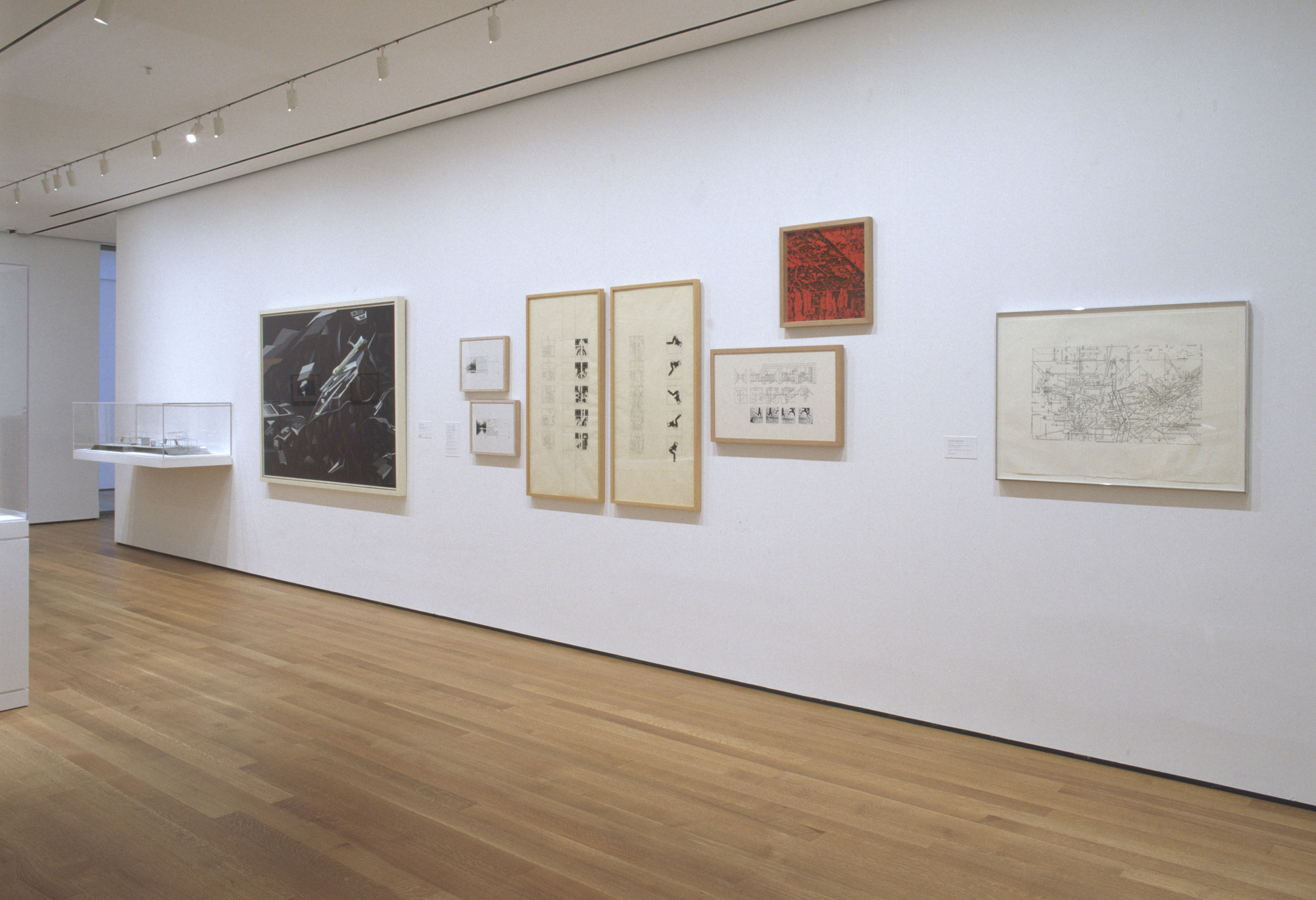 Installation view of the exhibition "Architecture and Design: Inaugural ...