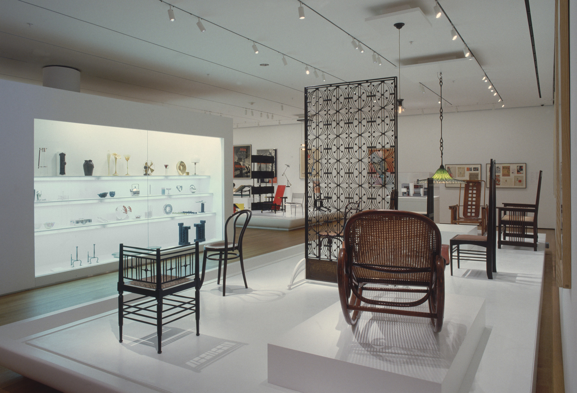 Installation view of the exhibition "Architecture and Design: Inaugural ...