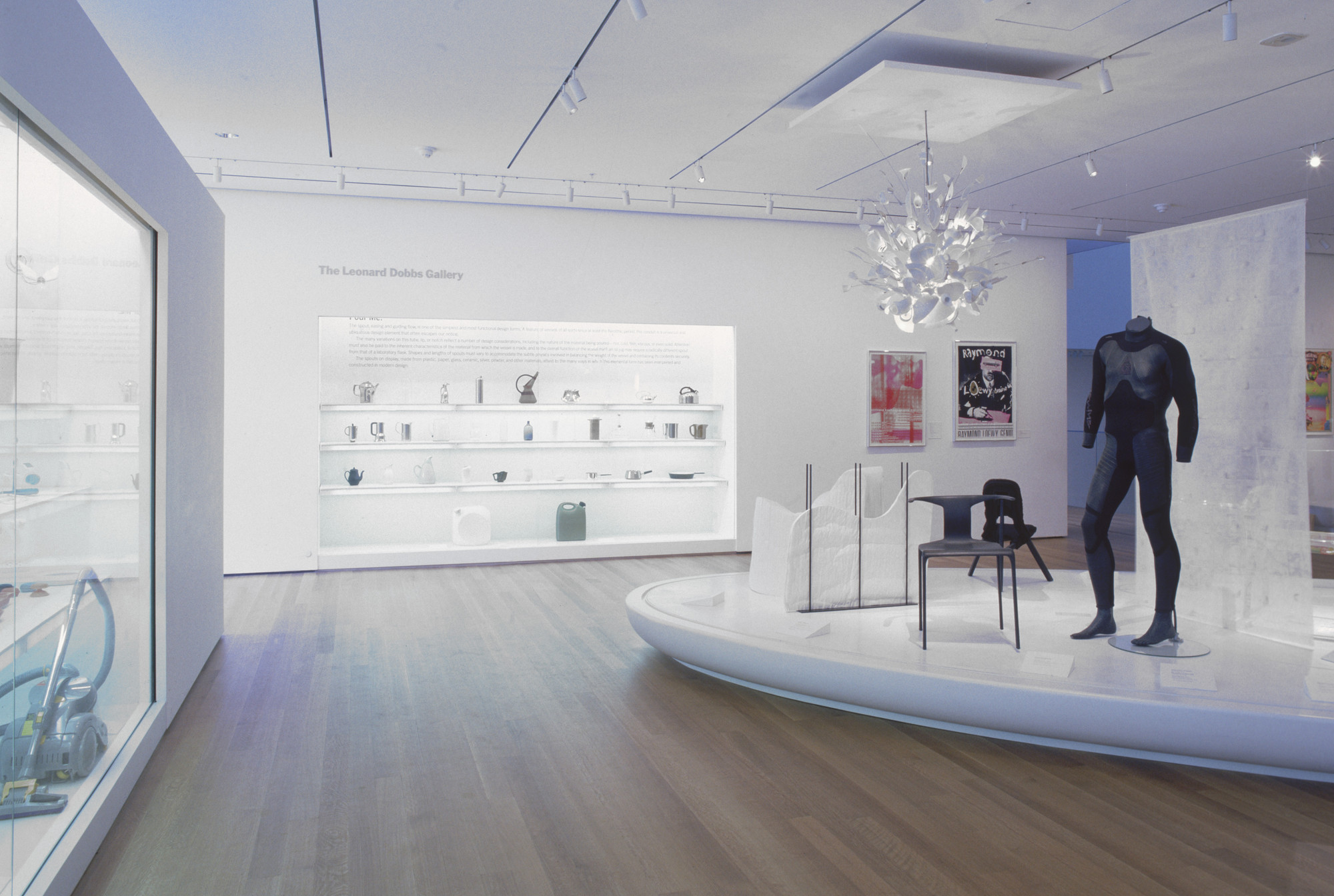 Installation view of the exhibition "Architecture and Design: Inaugural ...