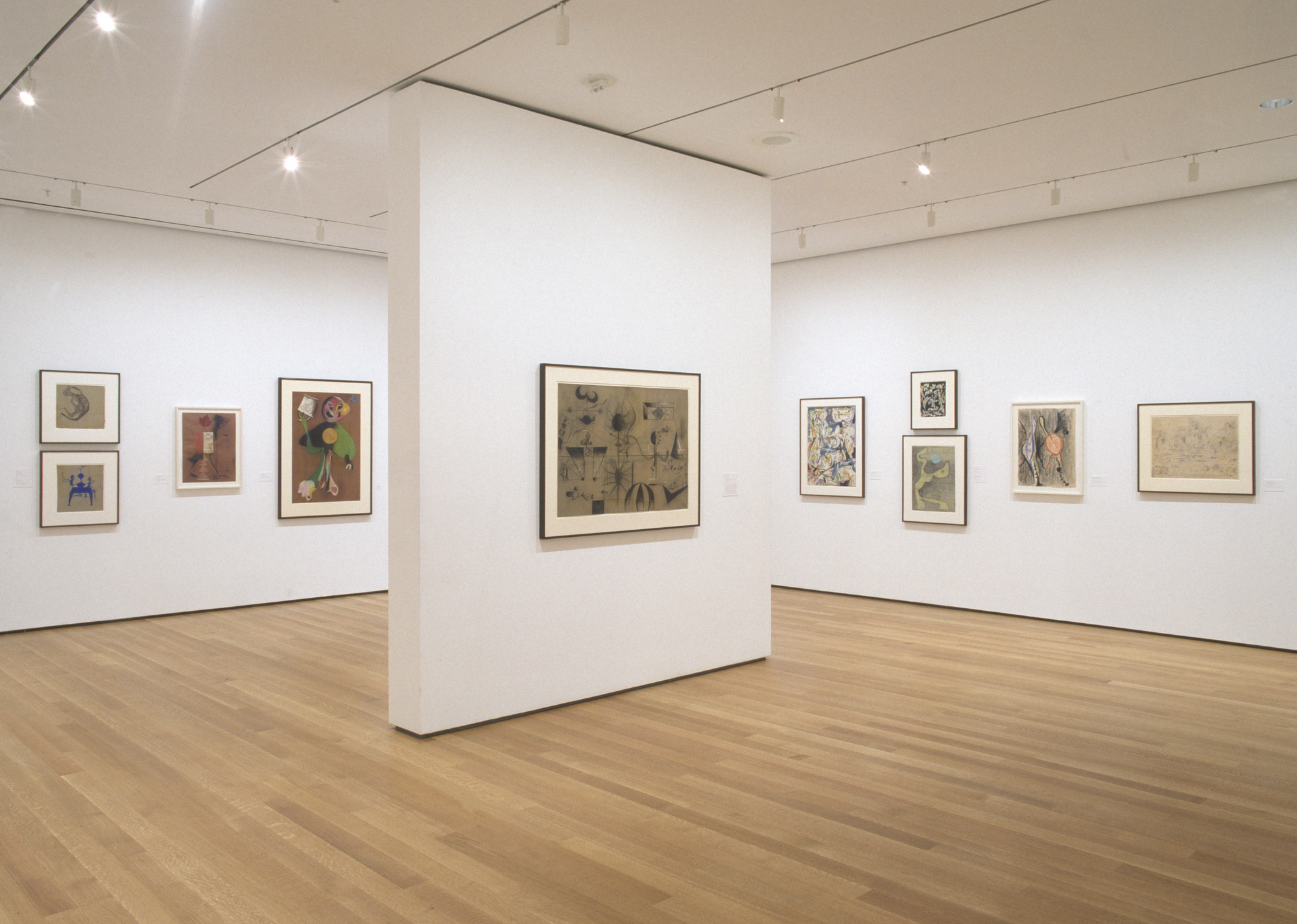Installation view of the exhibition "Drawing from the Modern, 1880-1945 ...