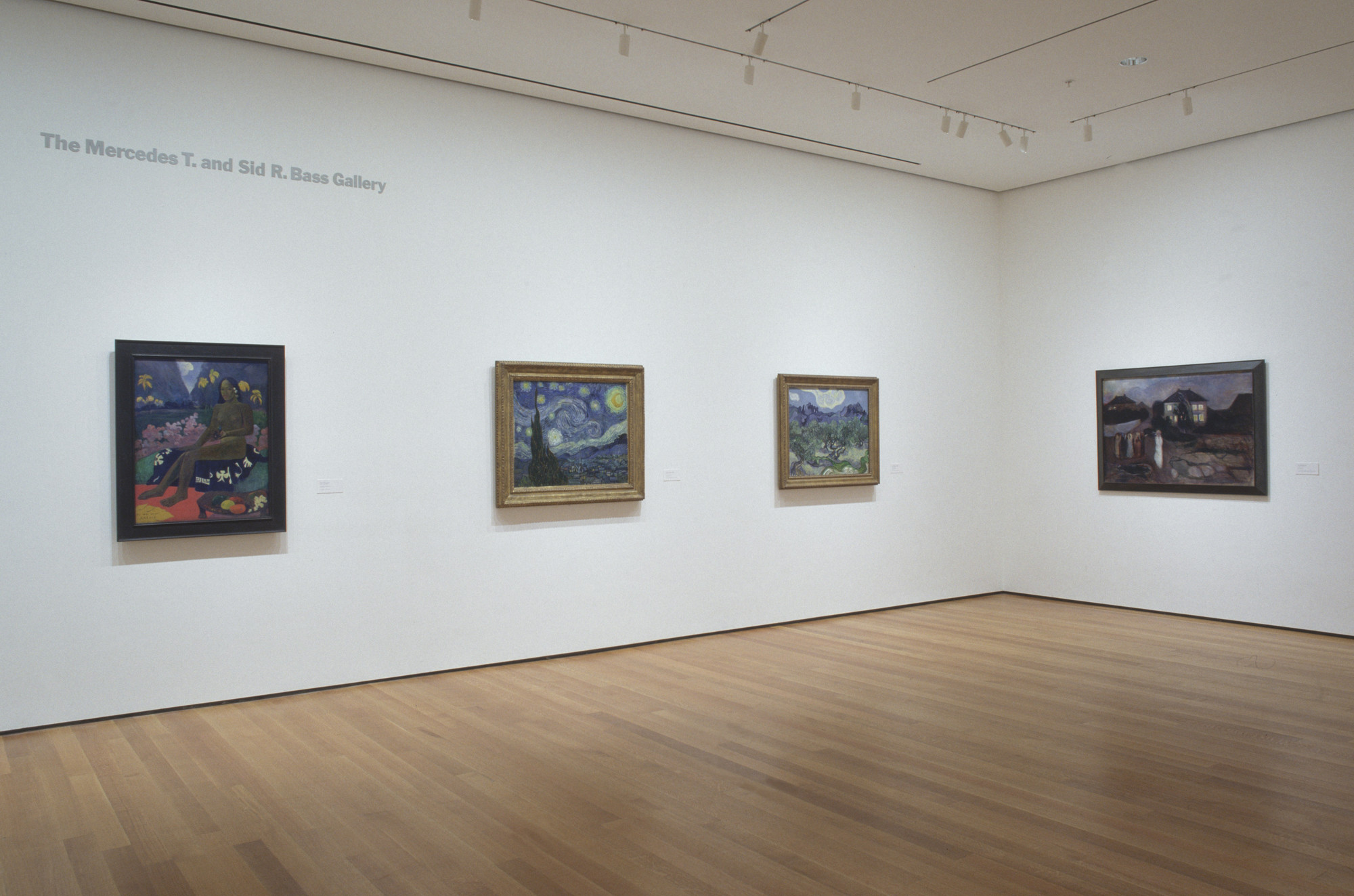 Installation view of the exhibition "Painting and Sculpture: Inaugural ...
