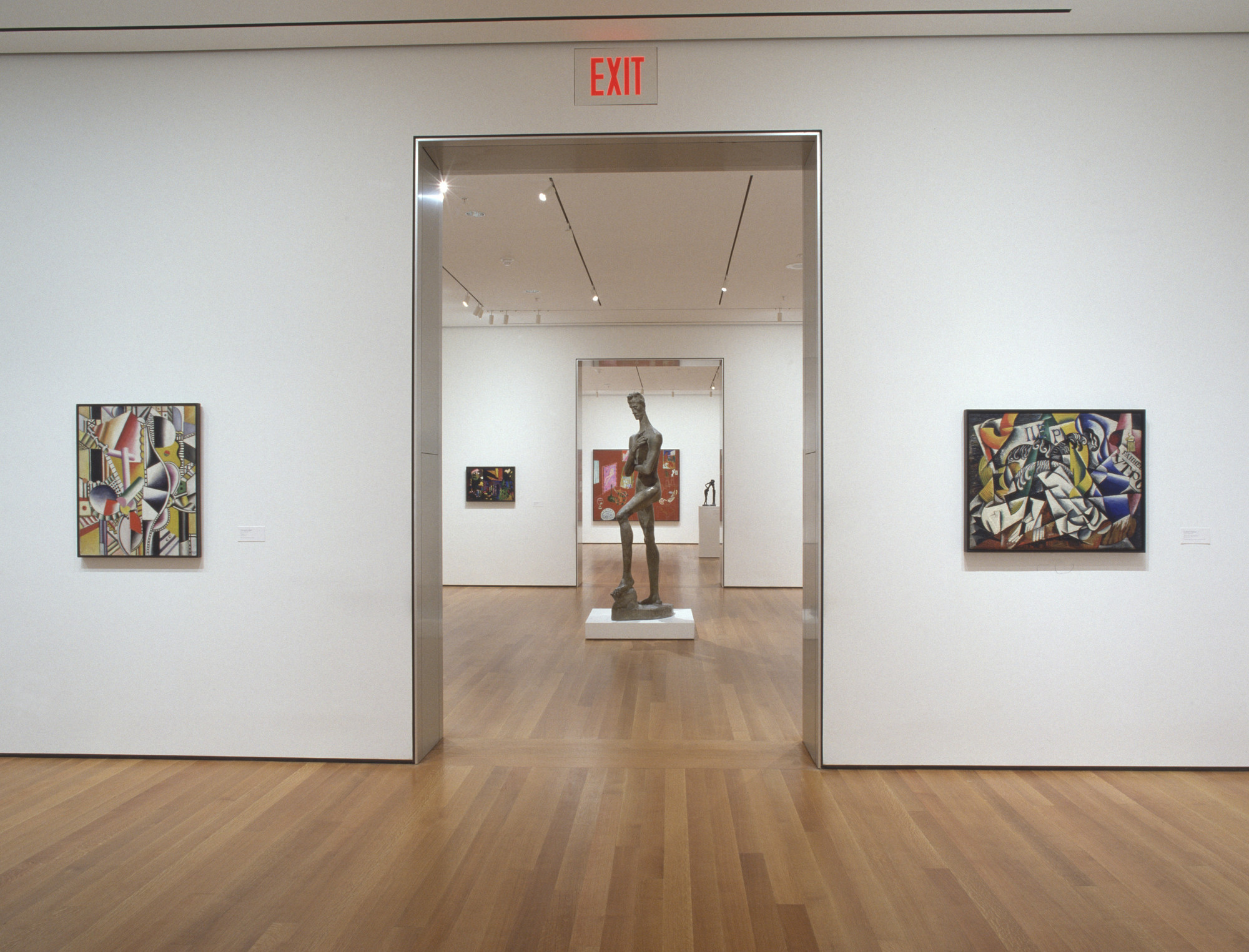 Installation view of the exhibition "Painting and Sculpture: Inaugural ...