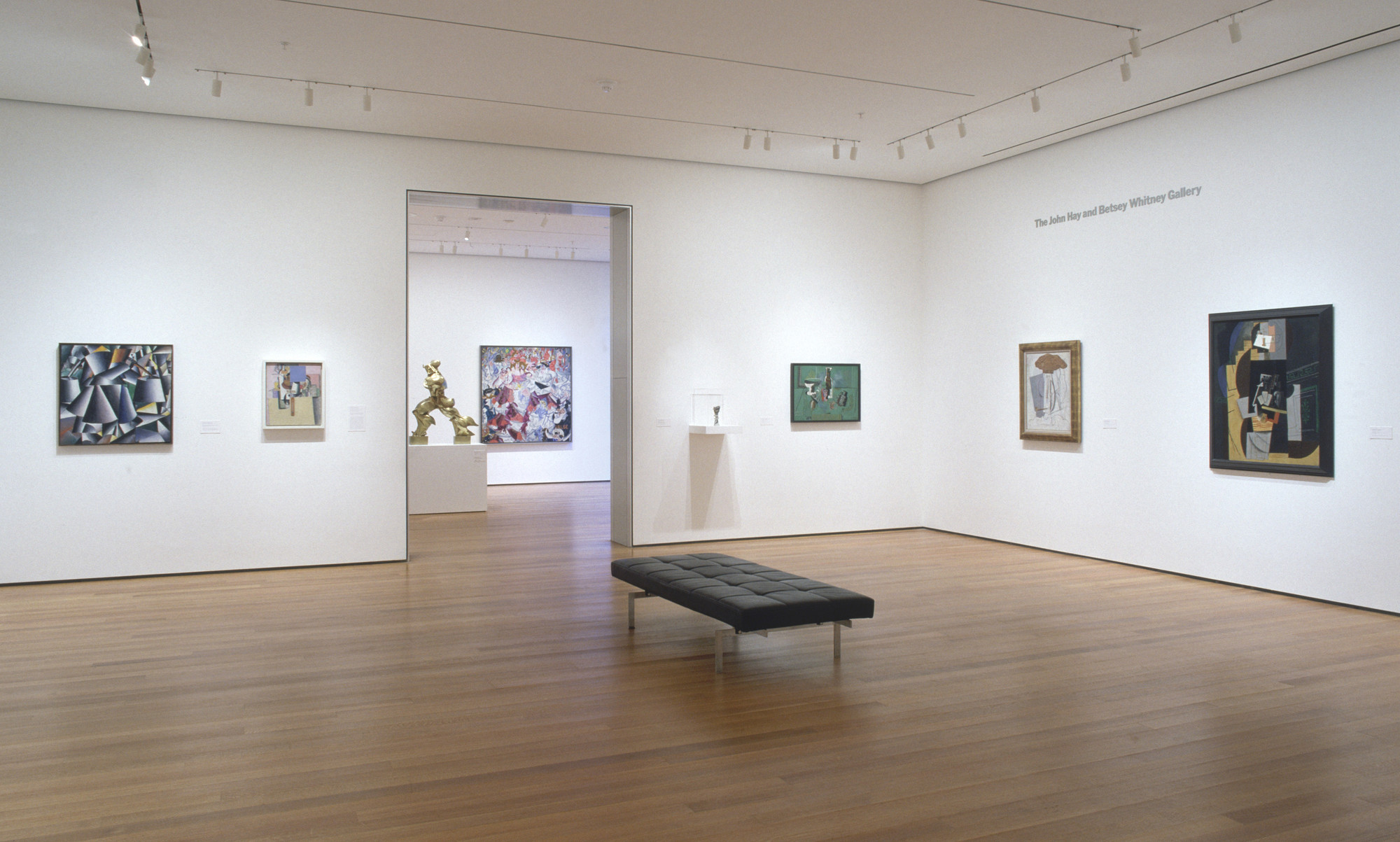Installation view of the exhibition "Painting and Sculpture: Inaugural ...