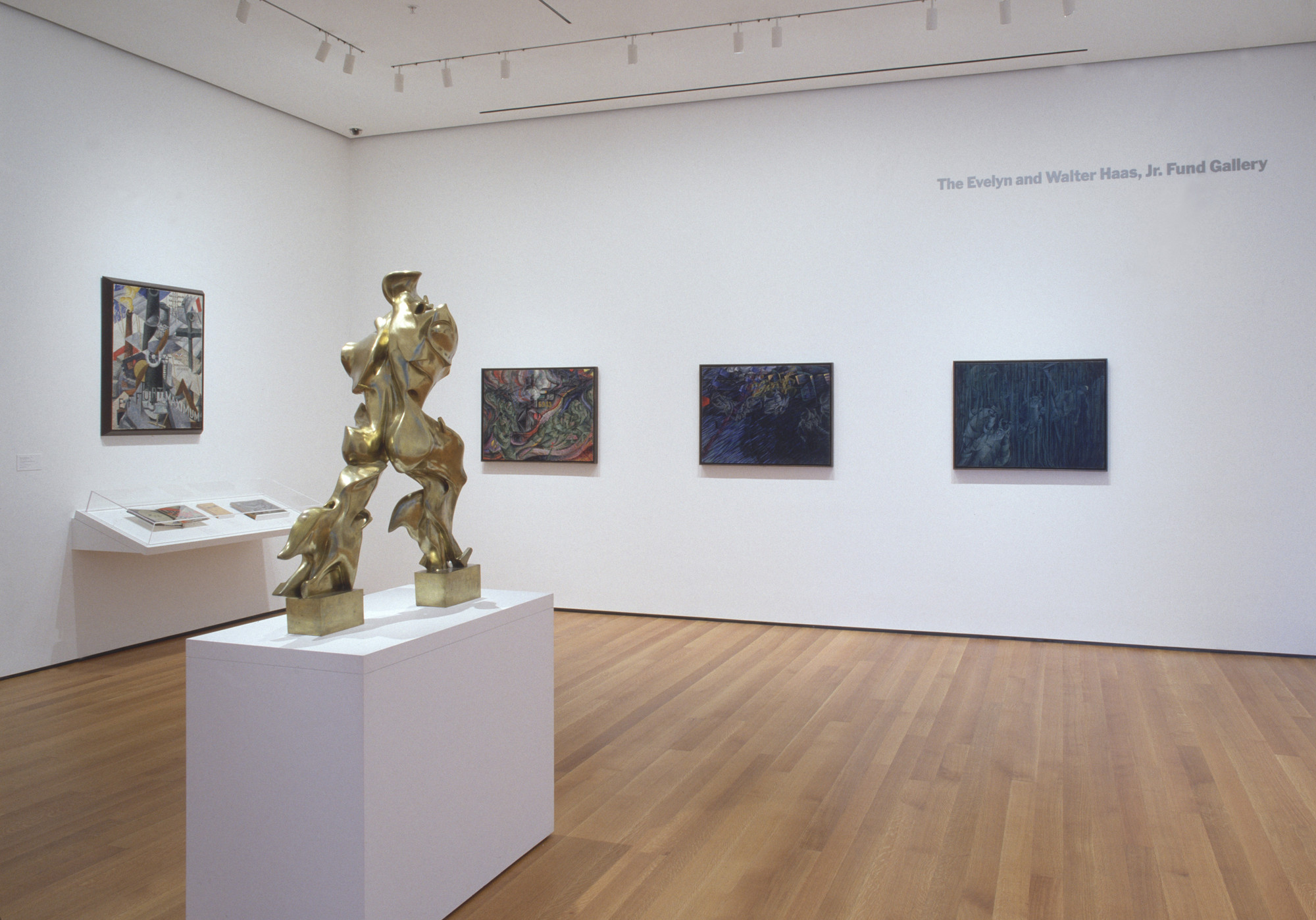 Installation view of the exhibition "Painting and Sculpture: Inaugural ...