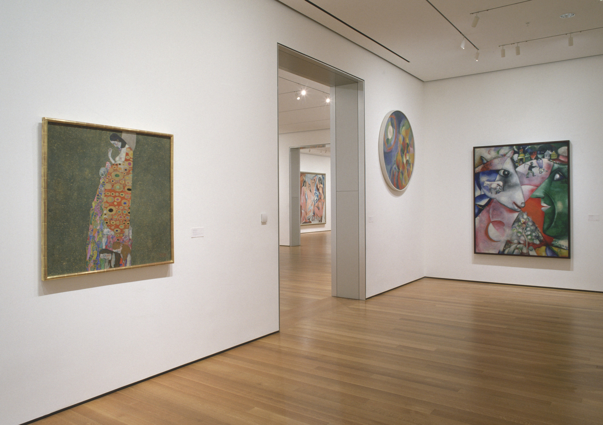 Installation view of the exhibition "Painting and Sculpture: Inaugural ...