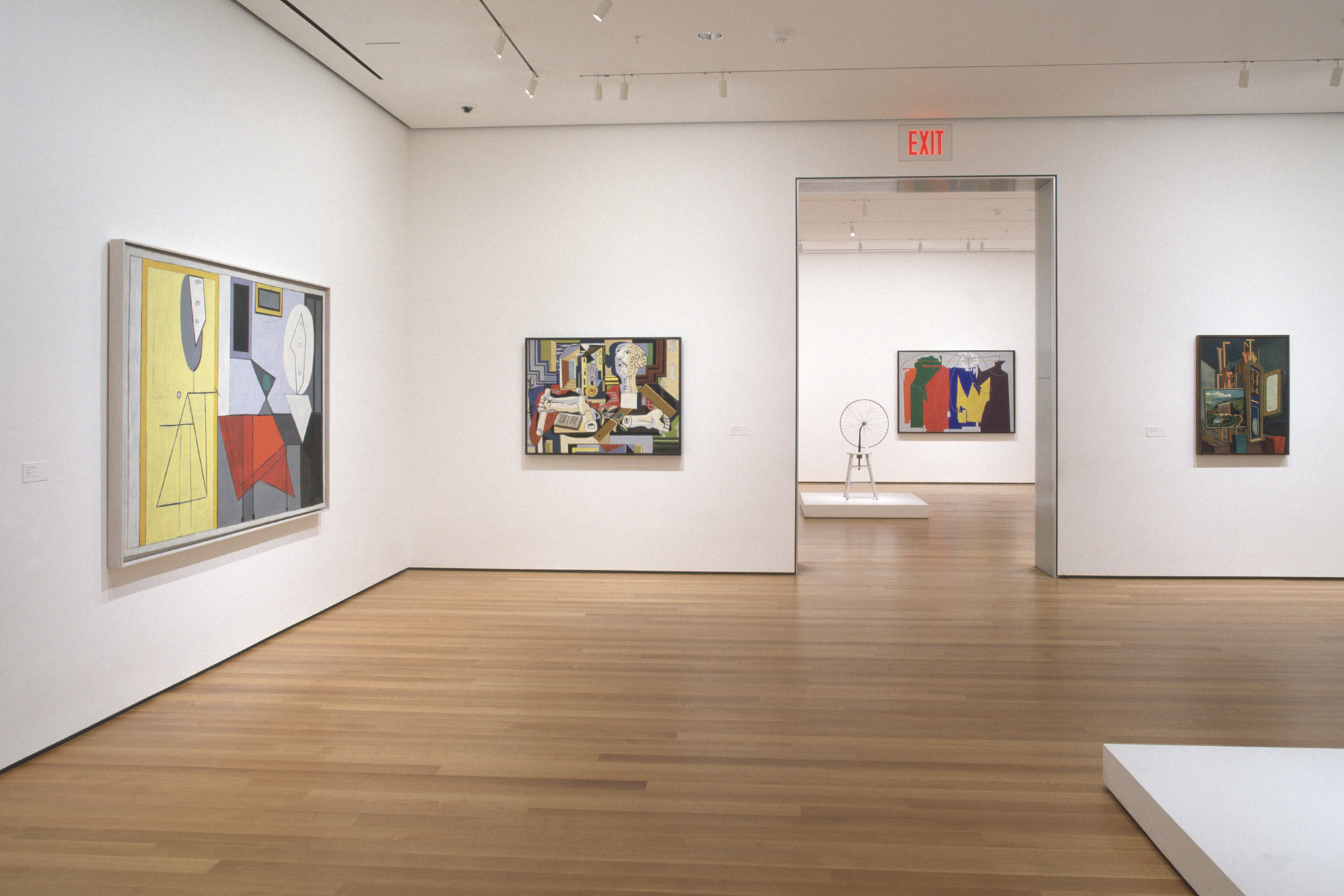 Installation view of the exhibition "Painting and Sculpture: Inaugural ...