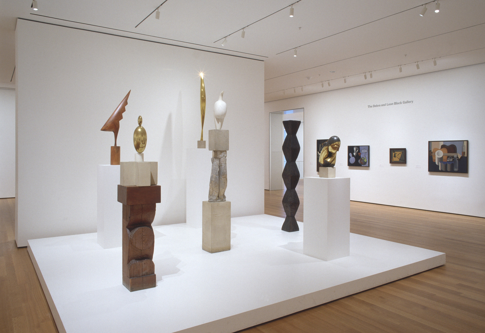Installation view of the exhibition "Painting and Sculpture: Inaugural ...