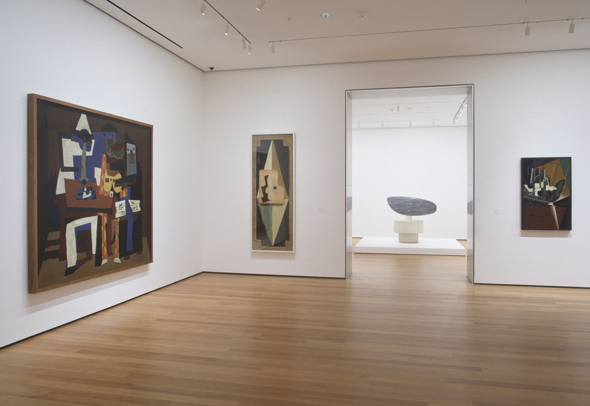 Installation view of the exhibition "Painting and Sculpture: Inaugural ...