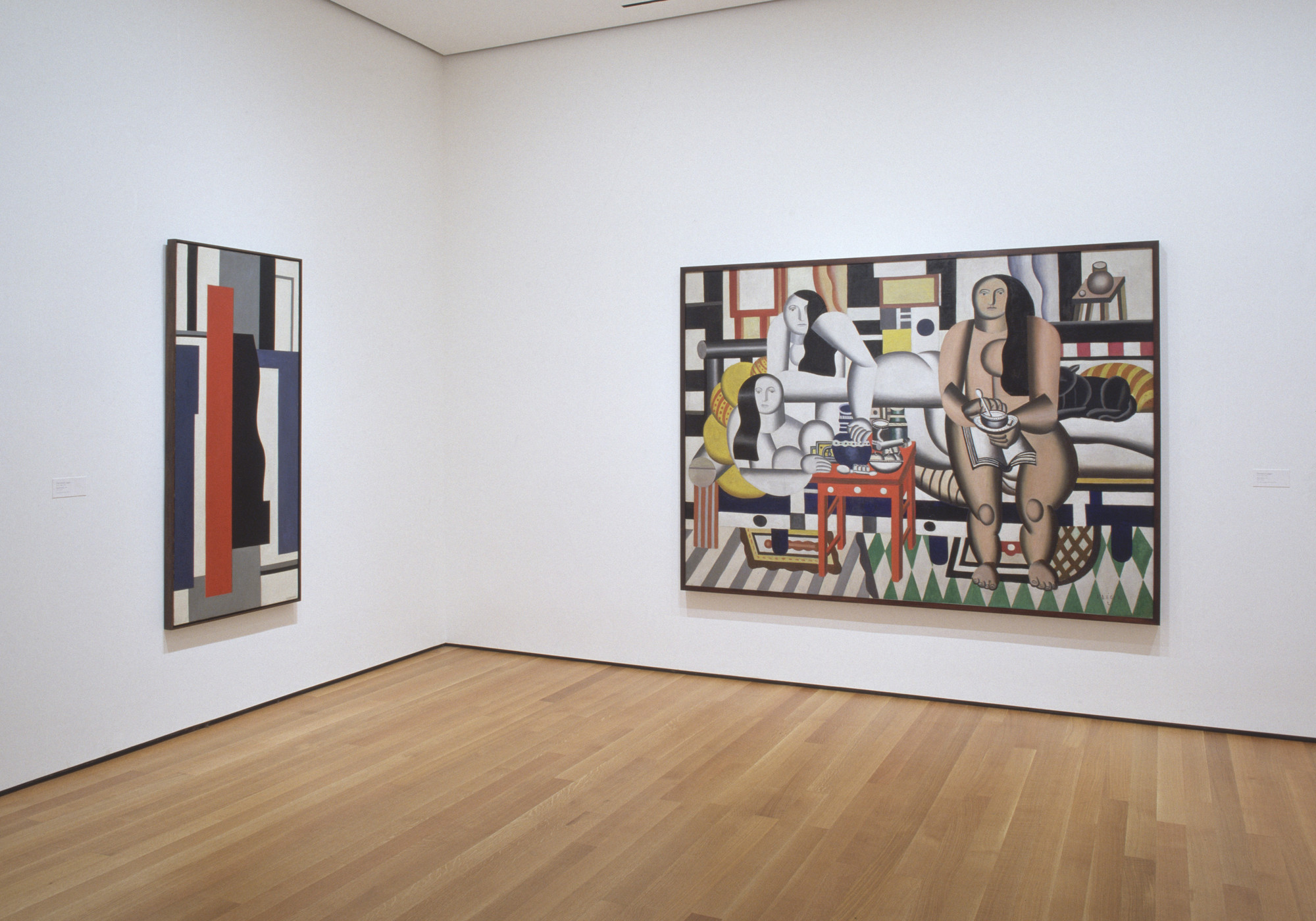 Installation view of the exhibition "Painting and Sculpture: Inaugural ...