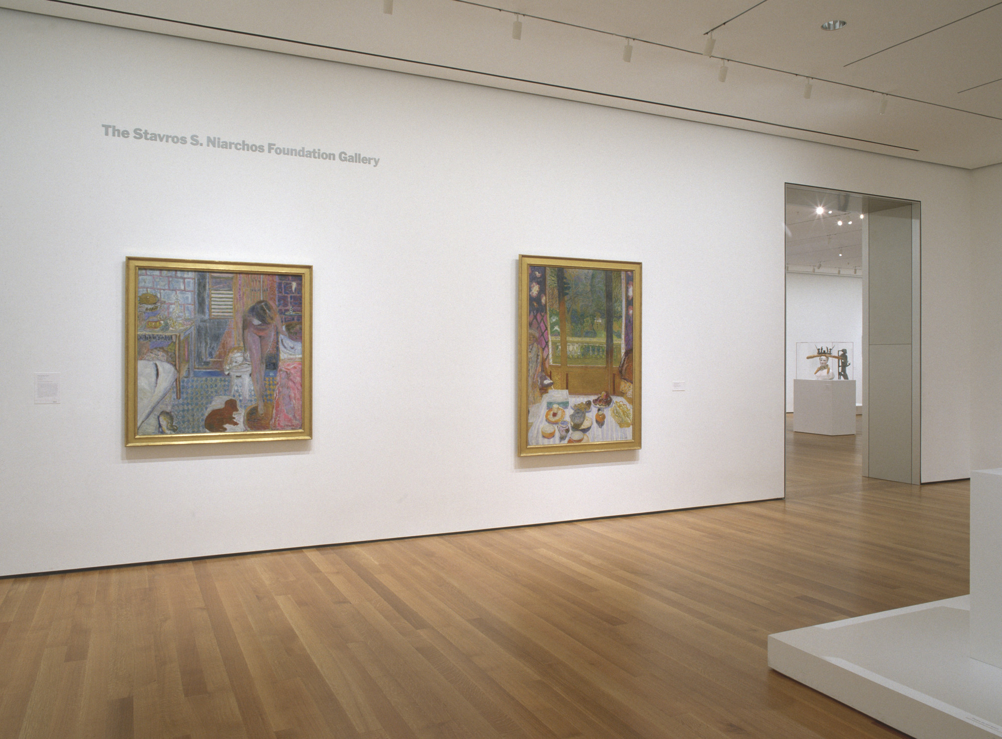 Installation view of the exhibition "Painting and Sculpture: Inaugural ...
