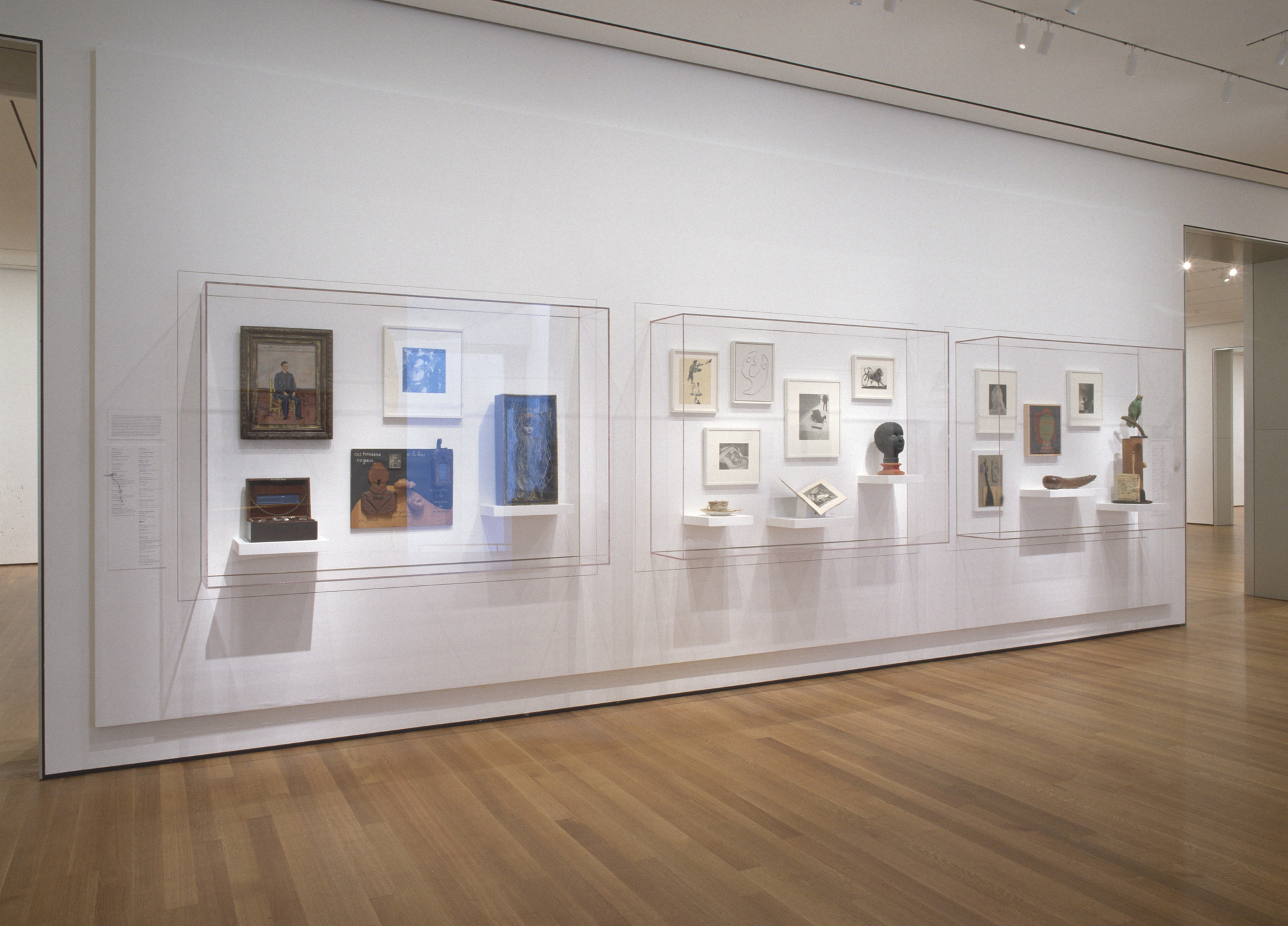 Installation view of the exhibition "Painting and Sculpture: Inaugural ...