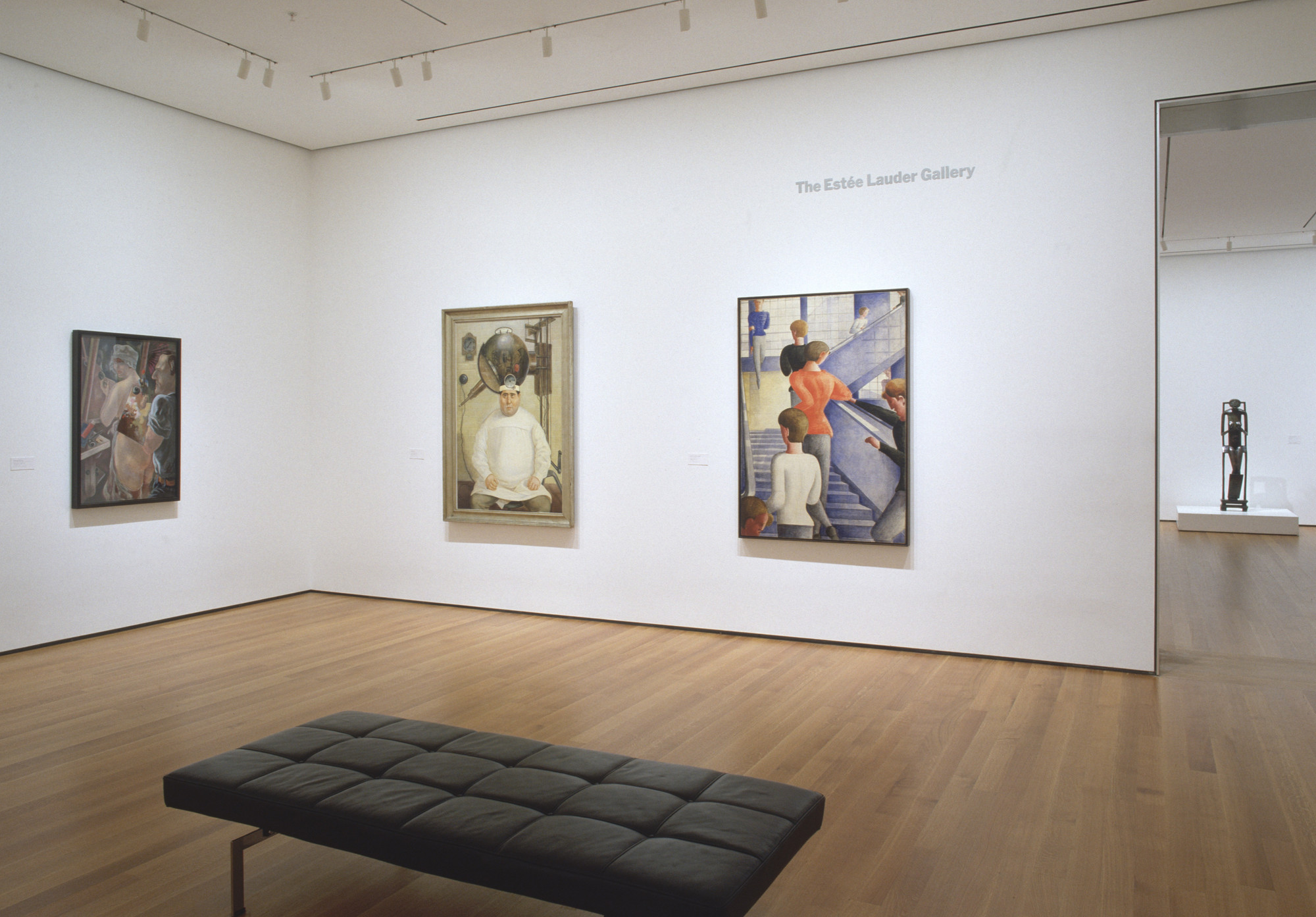 Installation view of the exhibition "Painting and Sculpture: Inaugural ...