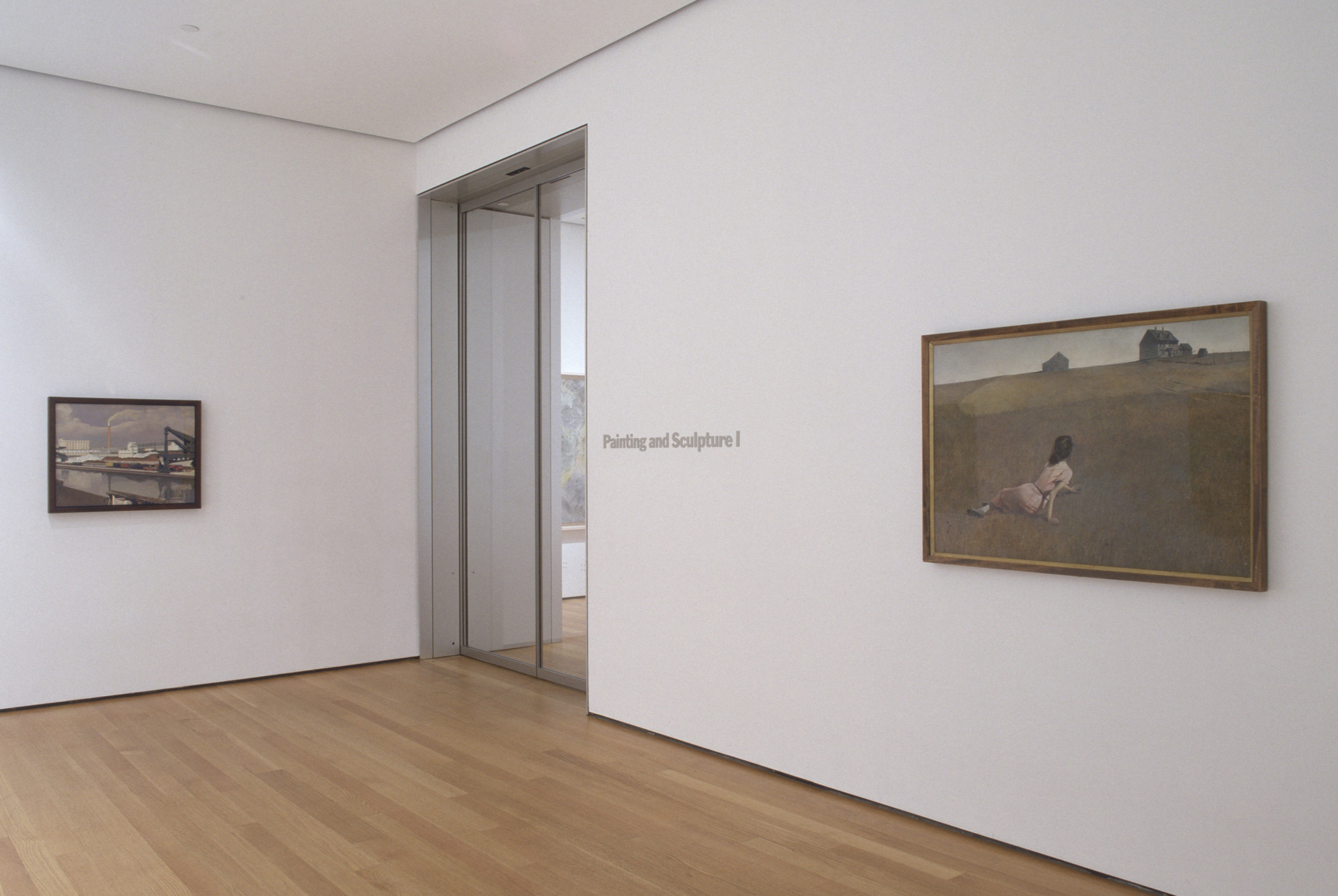 Installation view of the exhibition "Painting and Sculpture: Inaugural ...