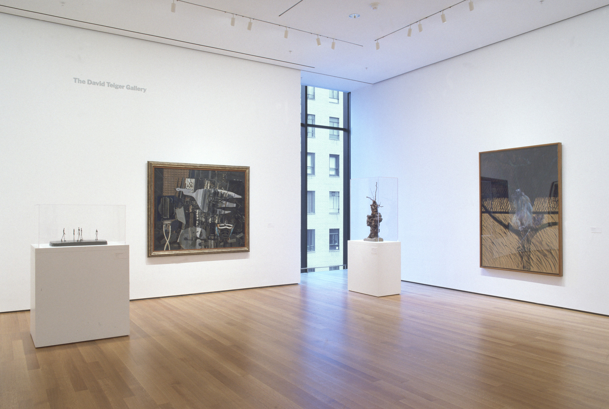 Installation view of the exhibition "Painting and Sculpture: Inaugural ...