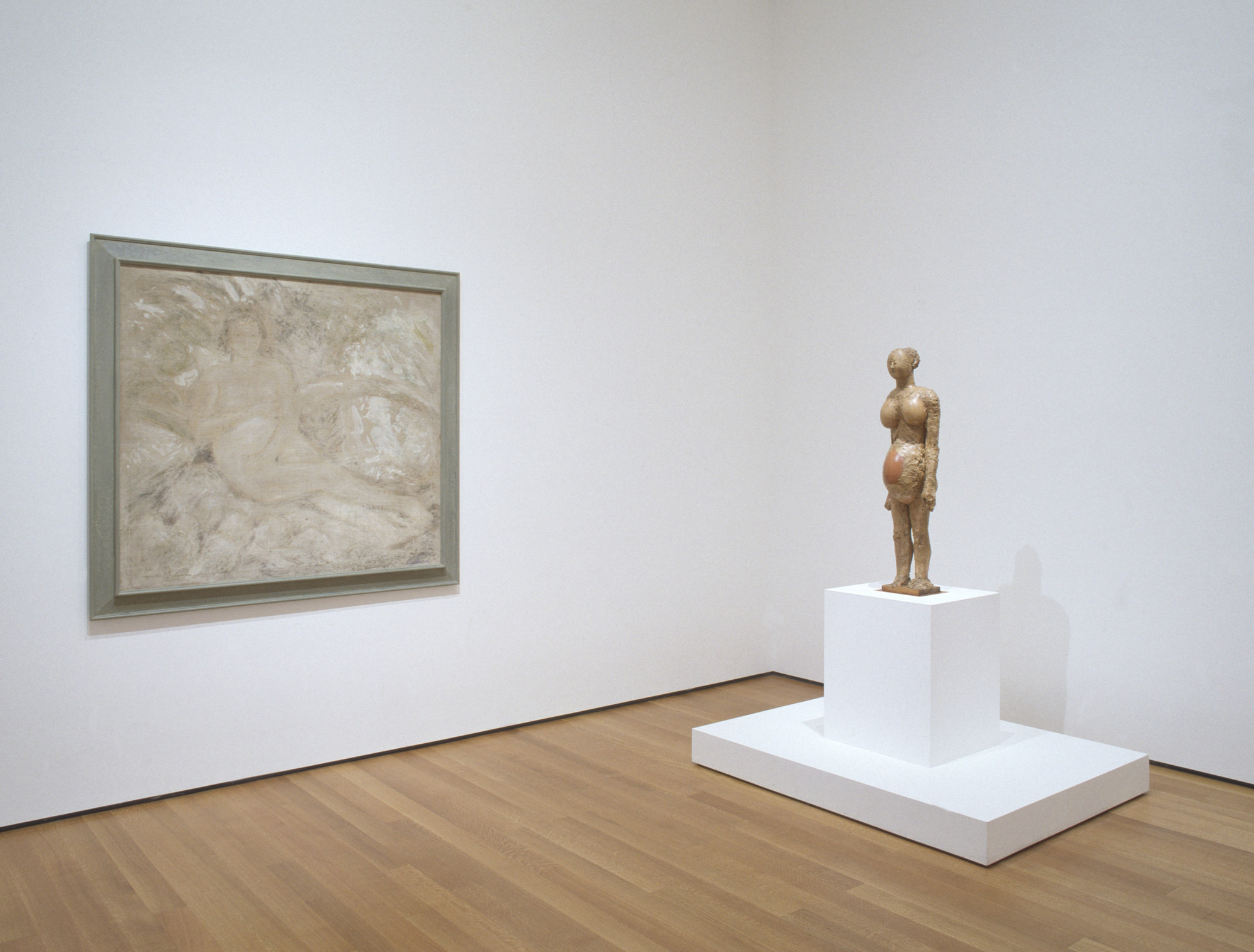 Installation view of the exhibition "Painting and Sculpture: Inaugural ...