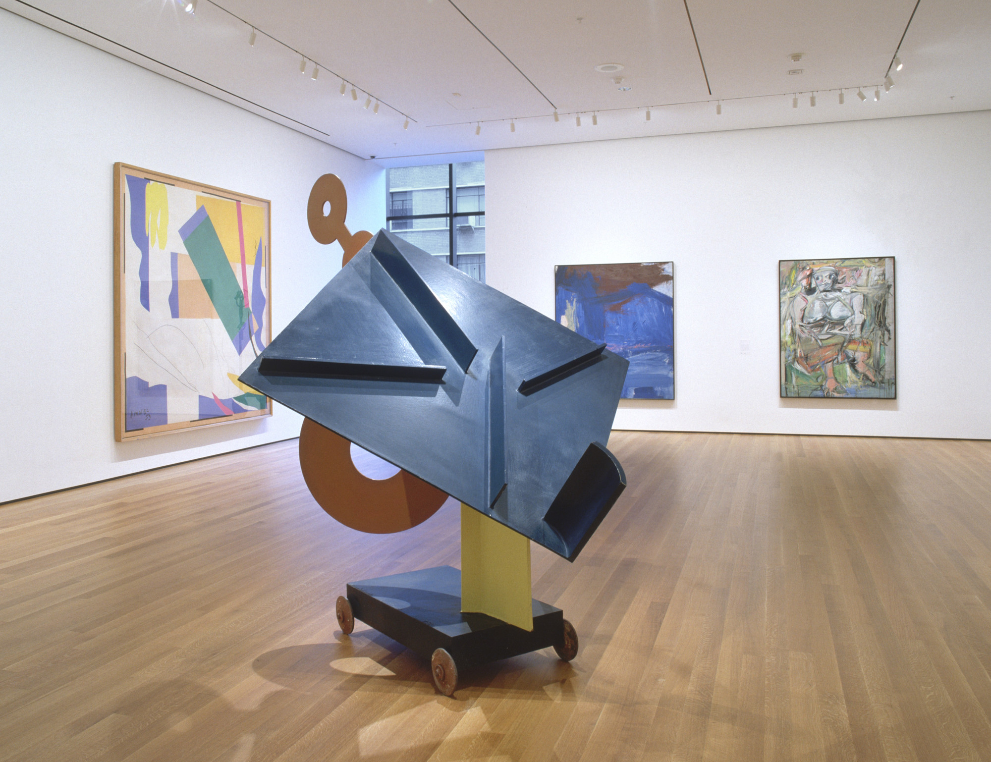 Installation view of the exhibition "Painting and Sculpture: Inaugural ...