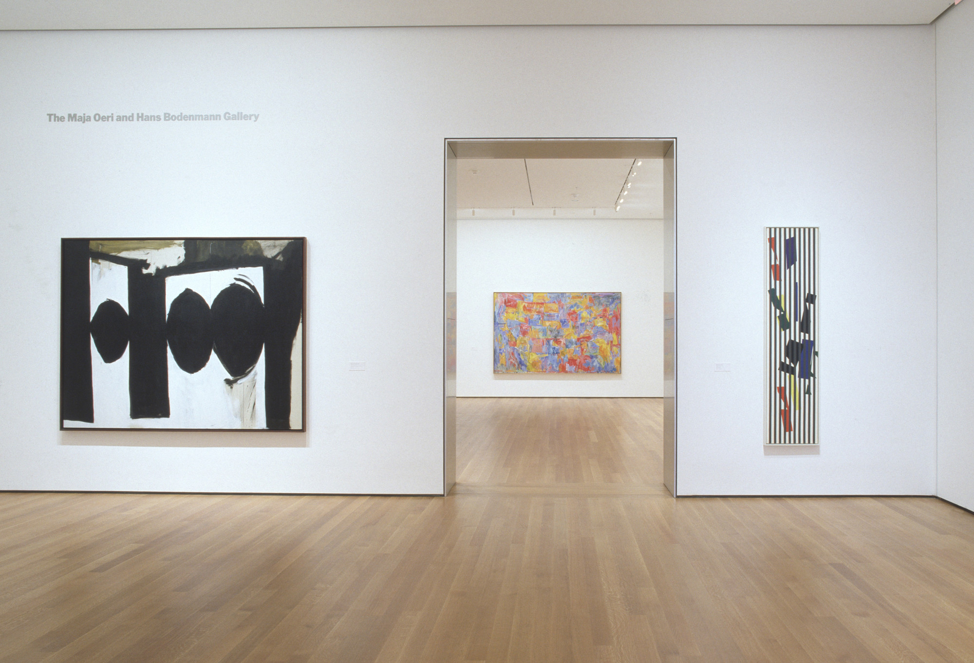 Installation view of the exhibition "Painting and Sculpture: Inaugural ...