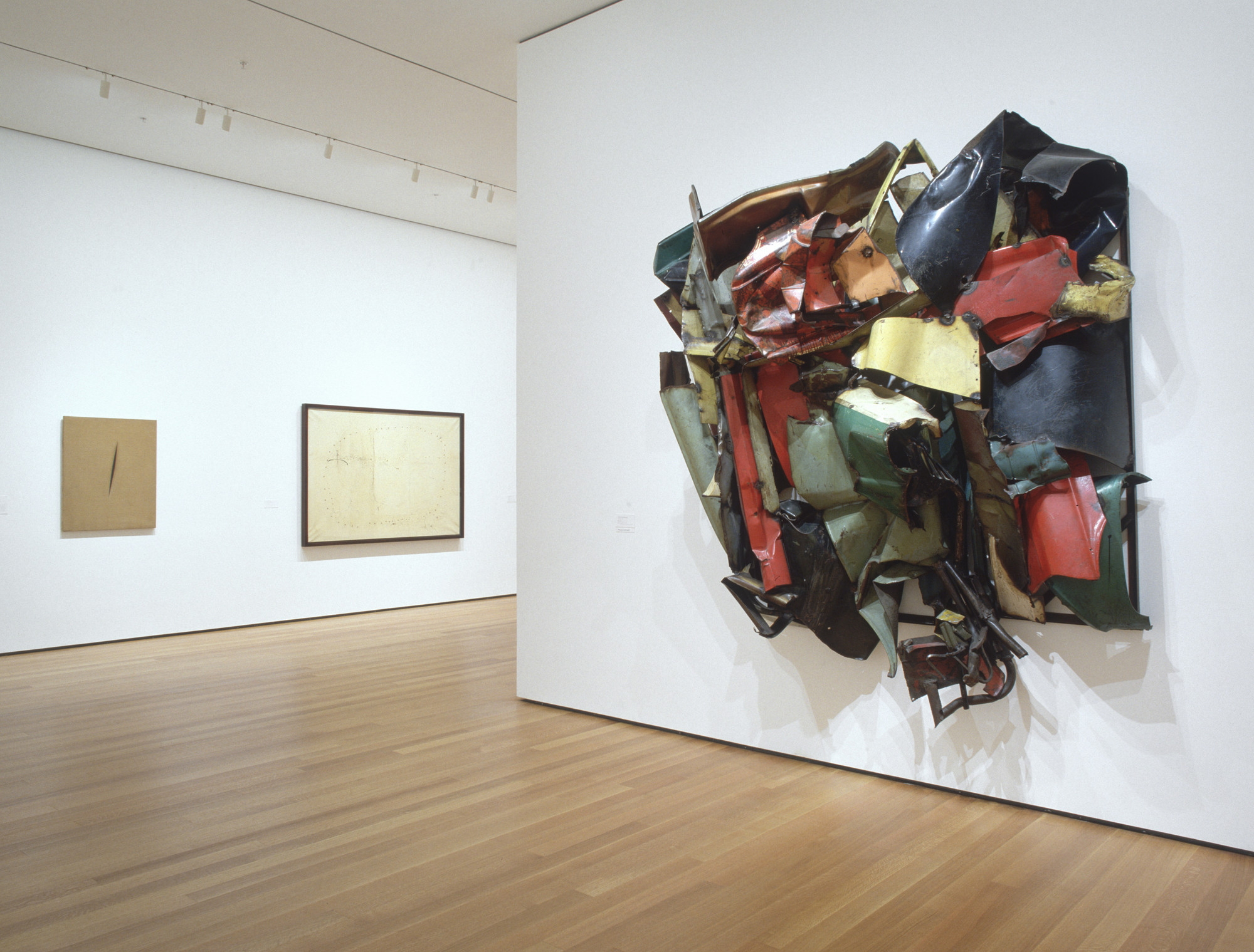 Installation view of the exhibition "Painting and Sculpture: Inaugural ...