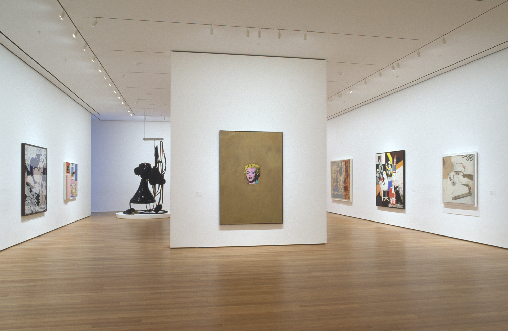 Installation view of the exhibition "Painting and Sculpture: Inaugural ...