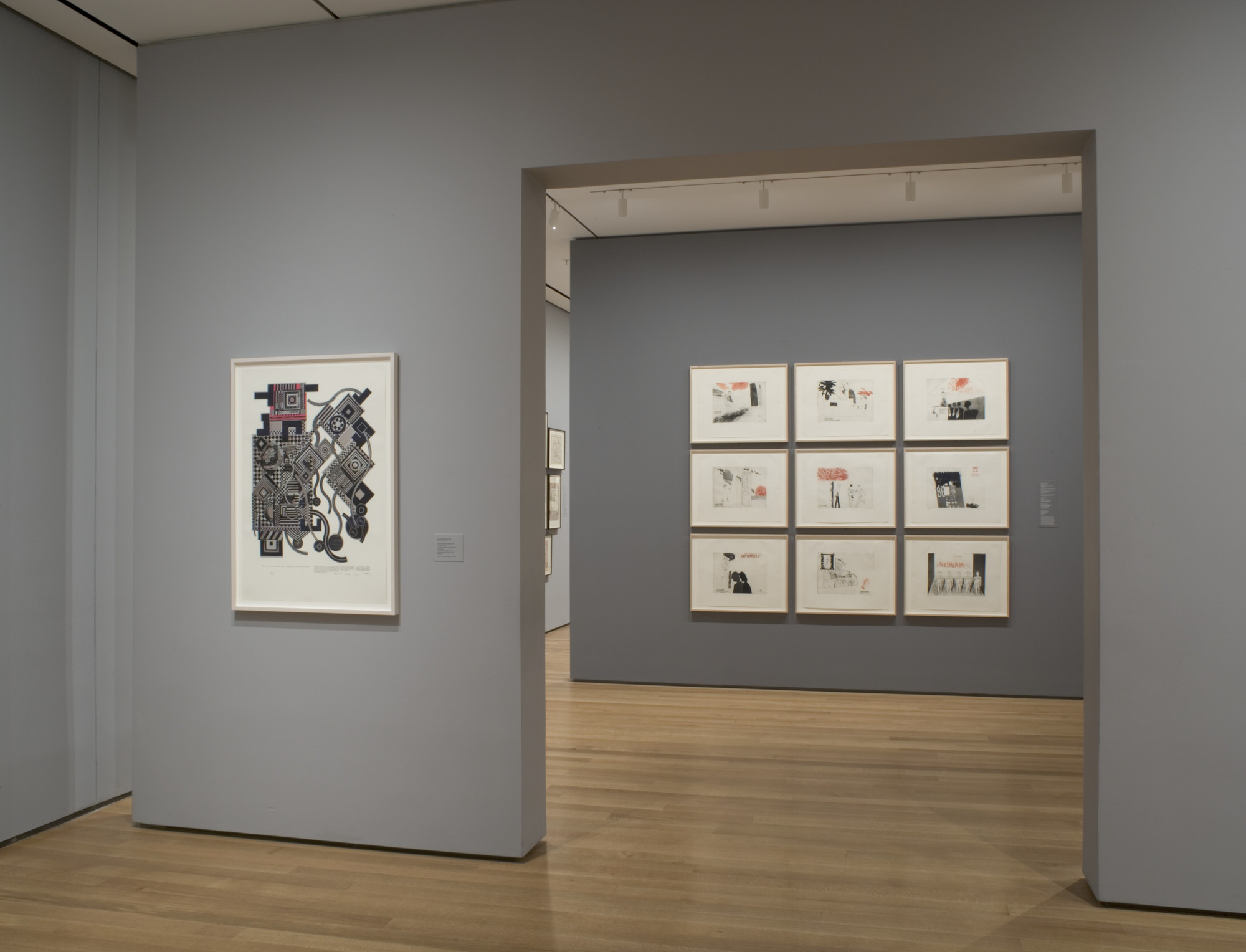 Installation view of the exhibition "Artists & Prints: Part 2." | MoMA