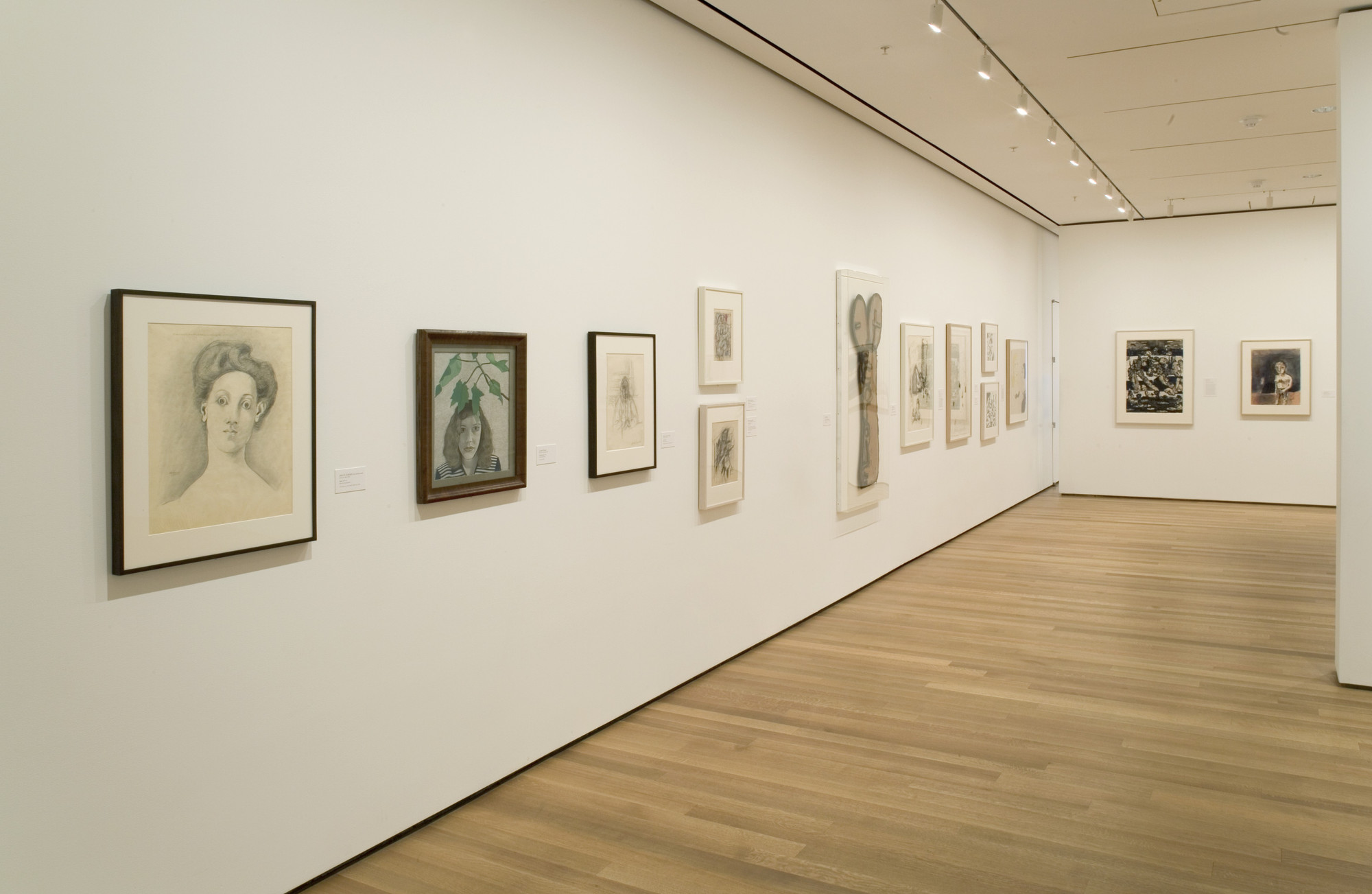 Installation view of the exhibition "Drawing from the Modern 1945 ...