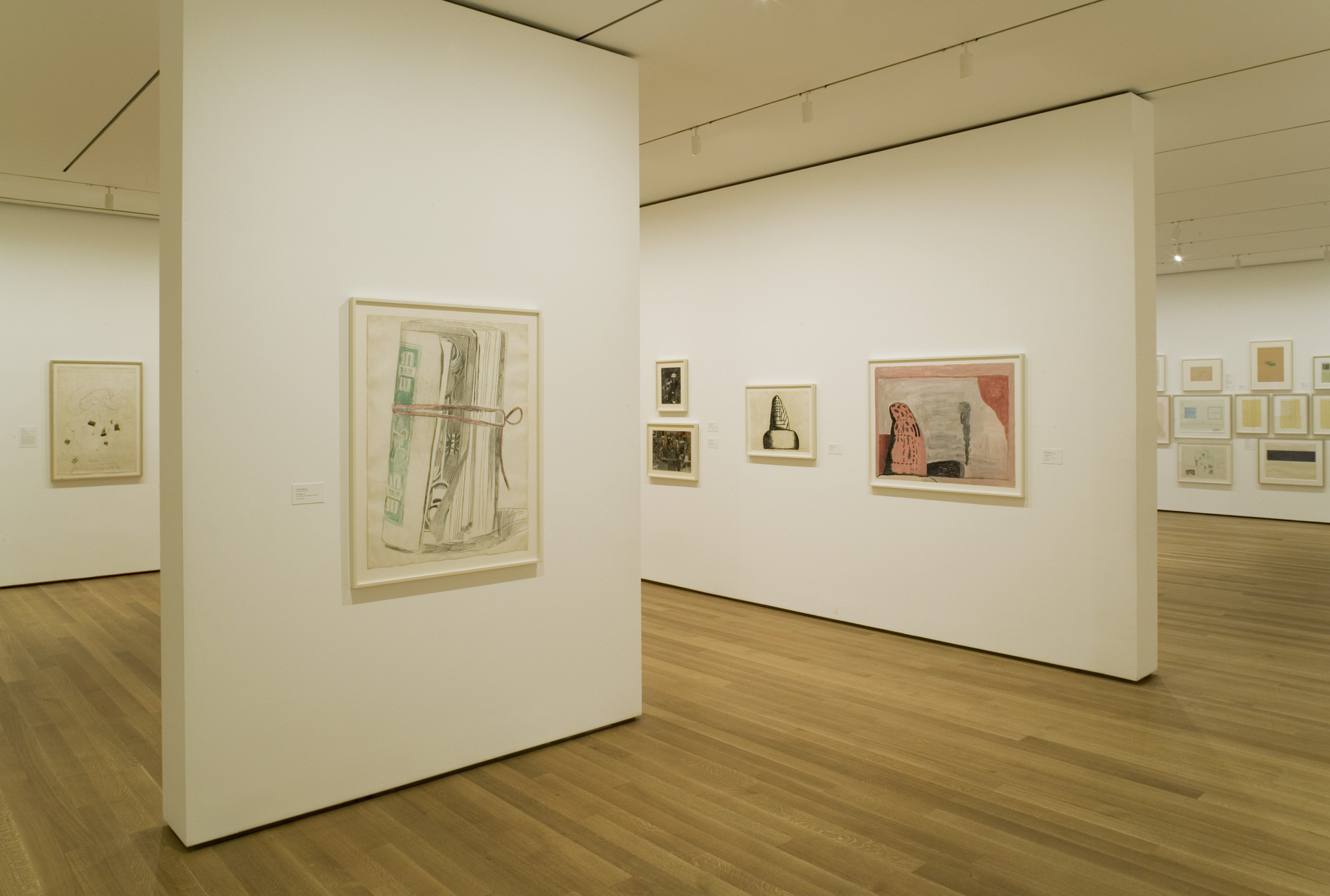 Installation view of the exhibition "Drawing from the Modern 1945 ...
