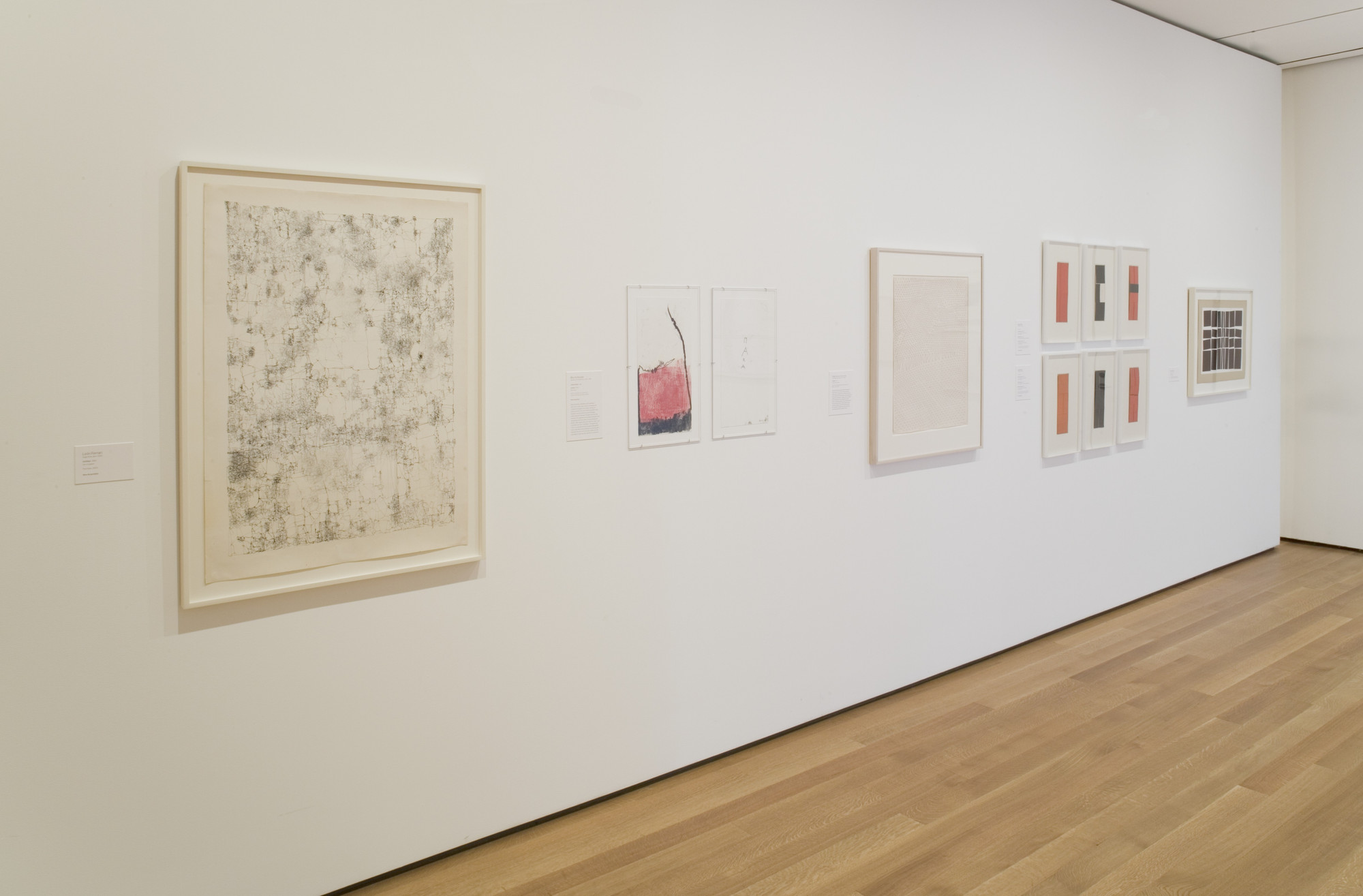 Installation view of the exhibition "Drawing from the Modern 1945 ...