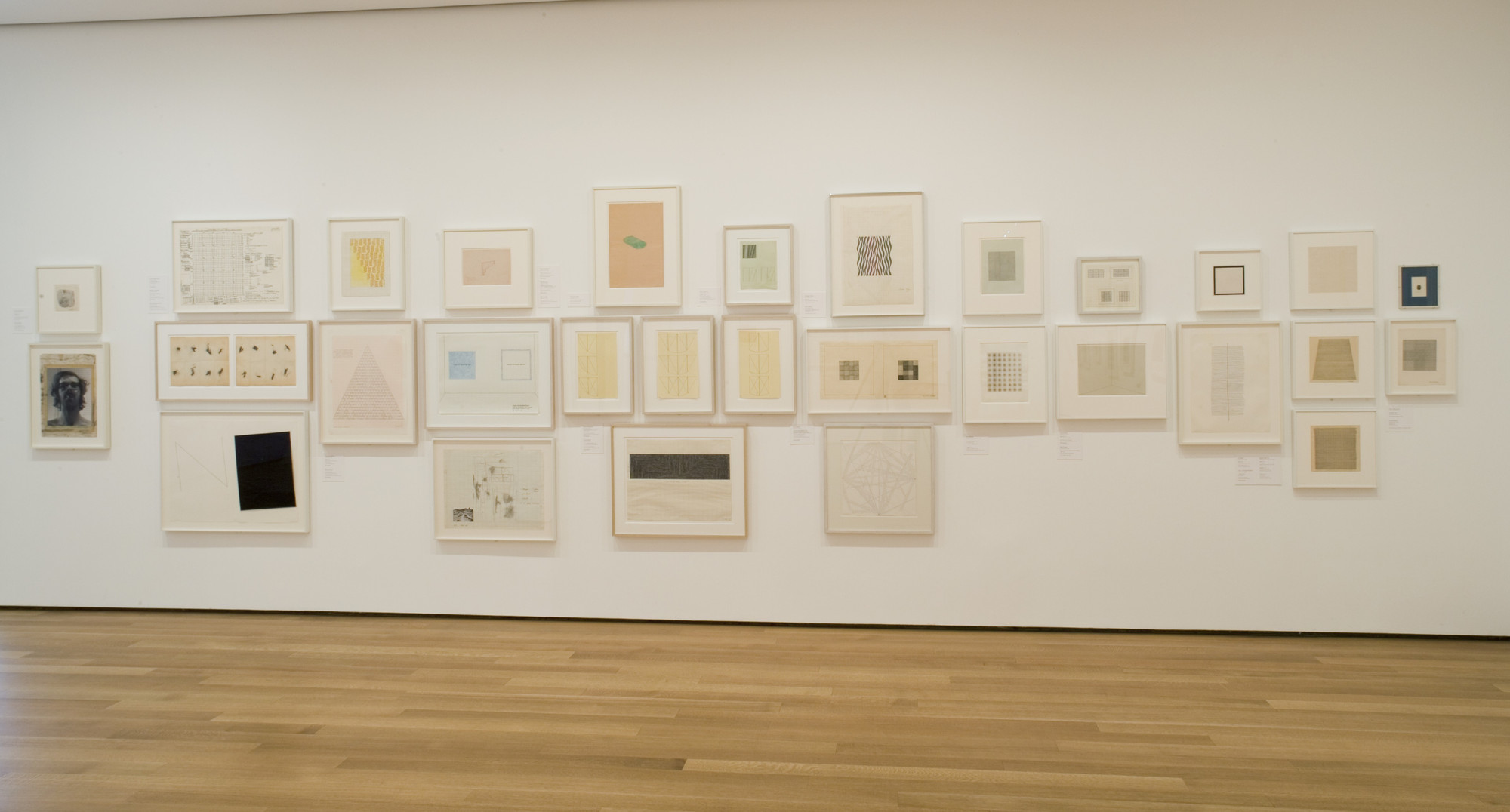 Installation view of the exhibition "Drawing from the Modern 1945 ...