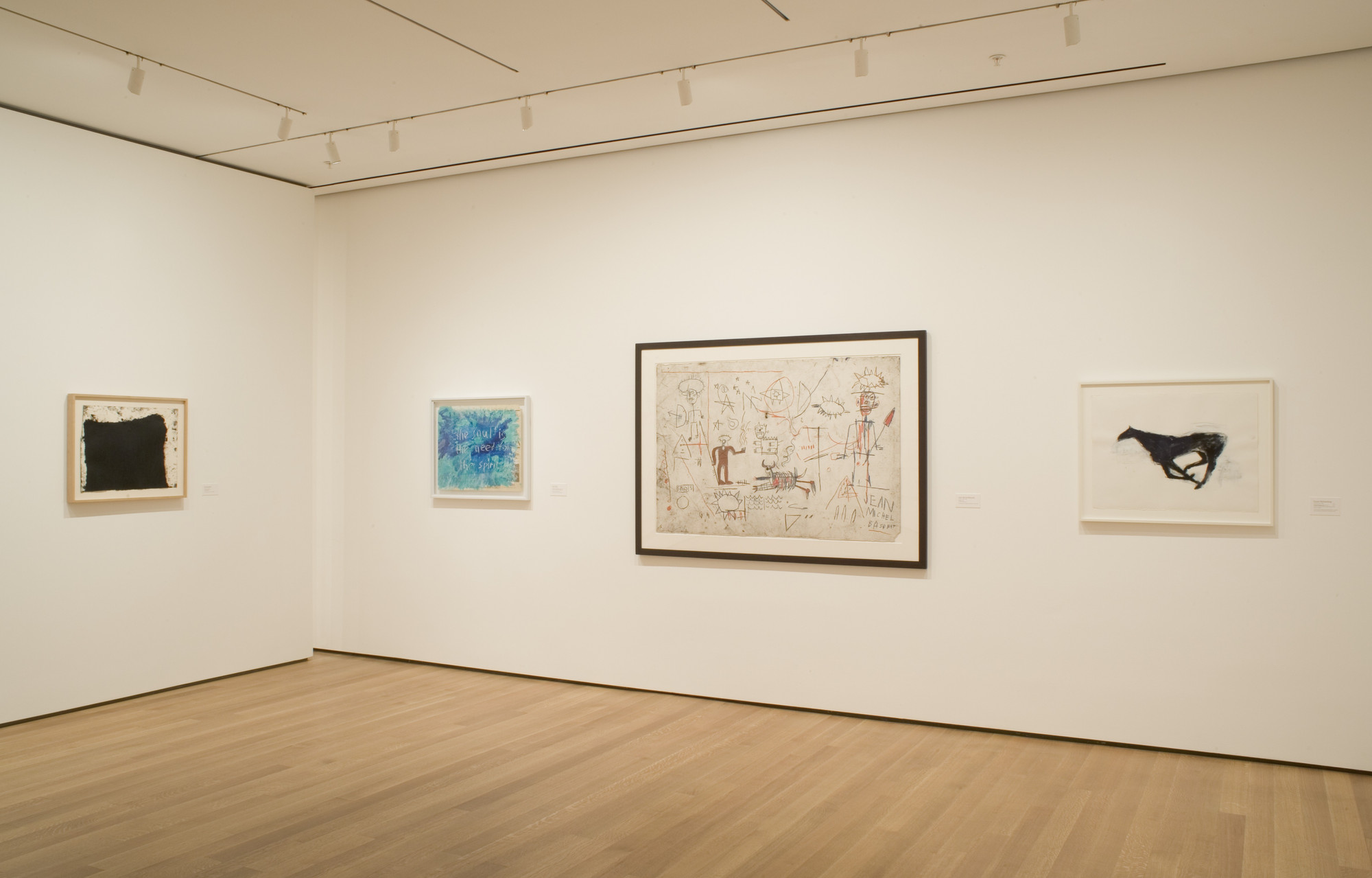 Installation view of the exhibition "Drawing from the Modern, 1975-2005 ...