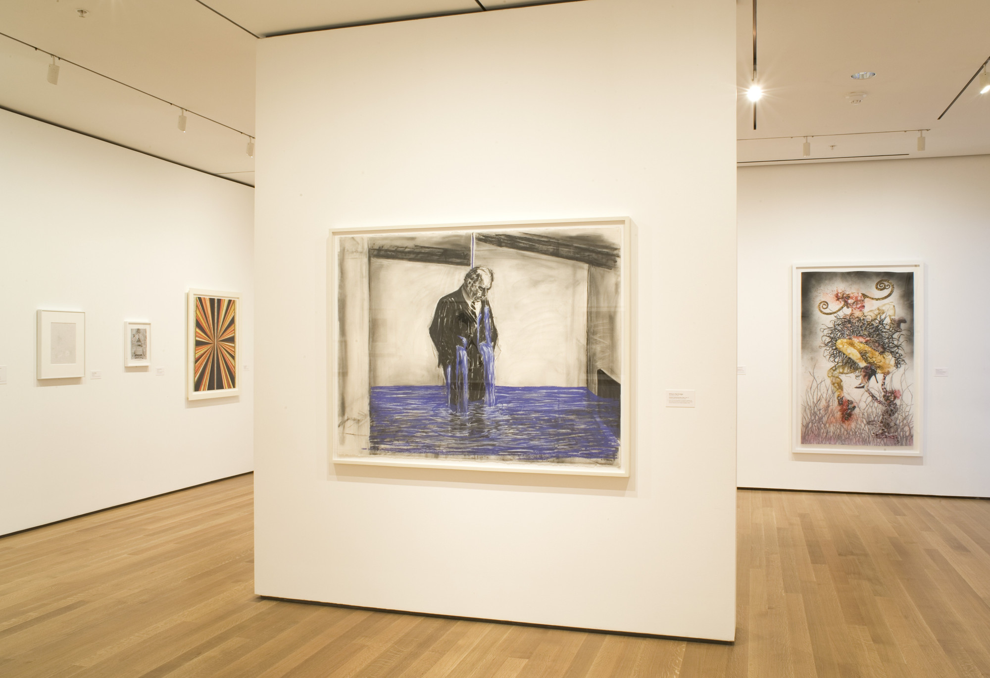 Installation view of the exhibition "Drawing from the Modern, 1975-2005 ...