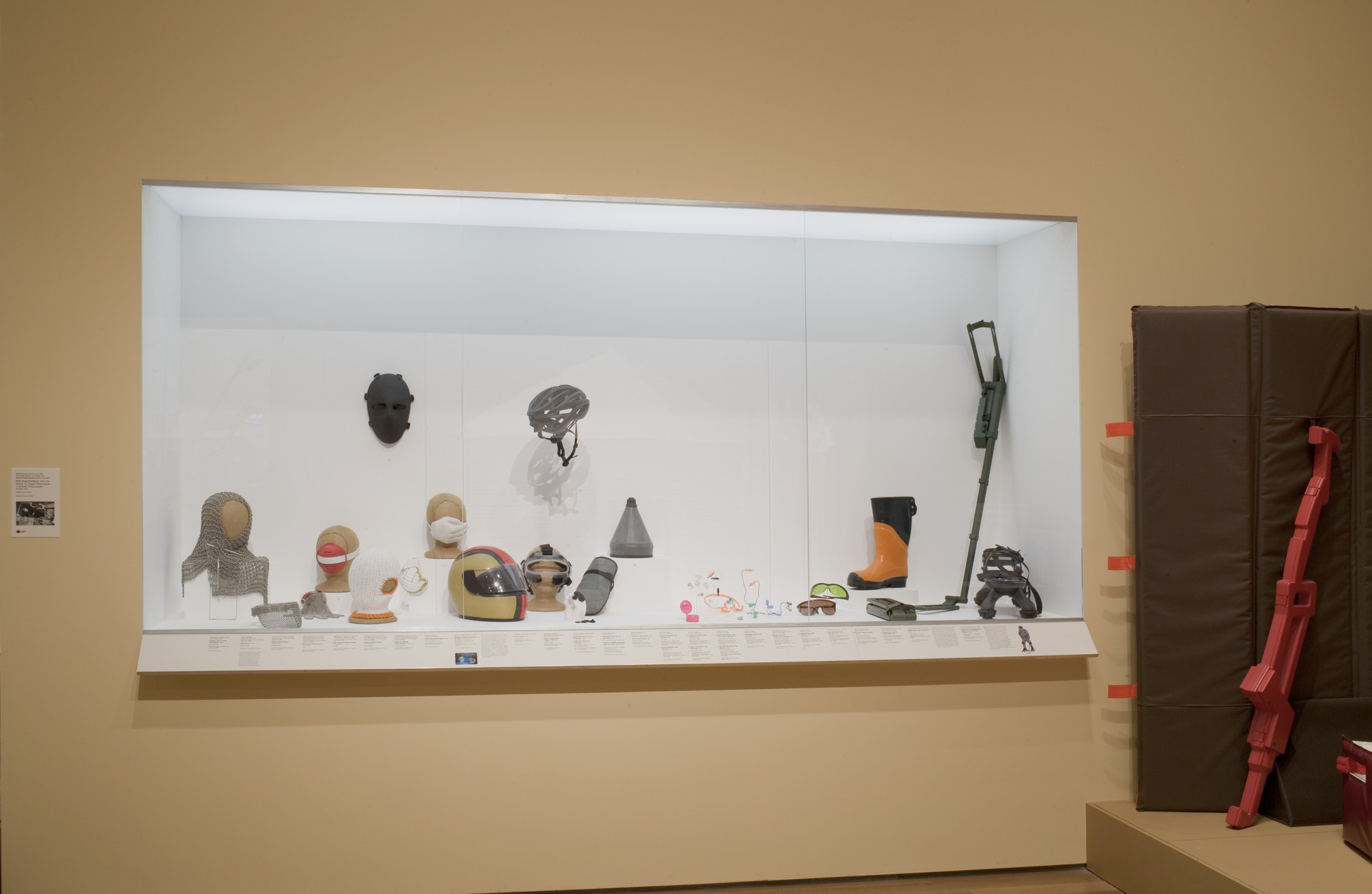 Installation view of the exhibition "Safe: Design Takes on Risk" | MoMA