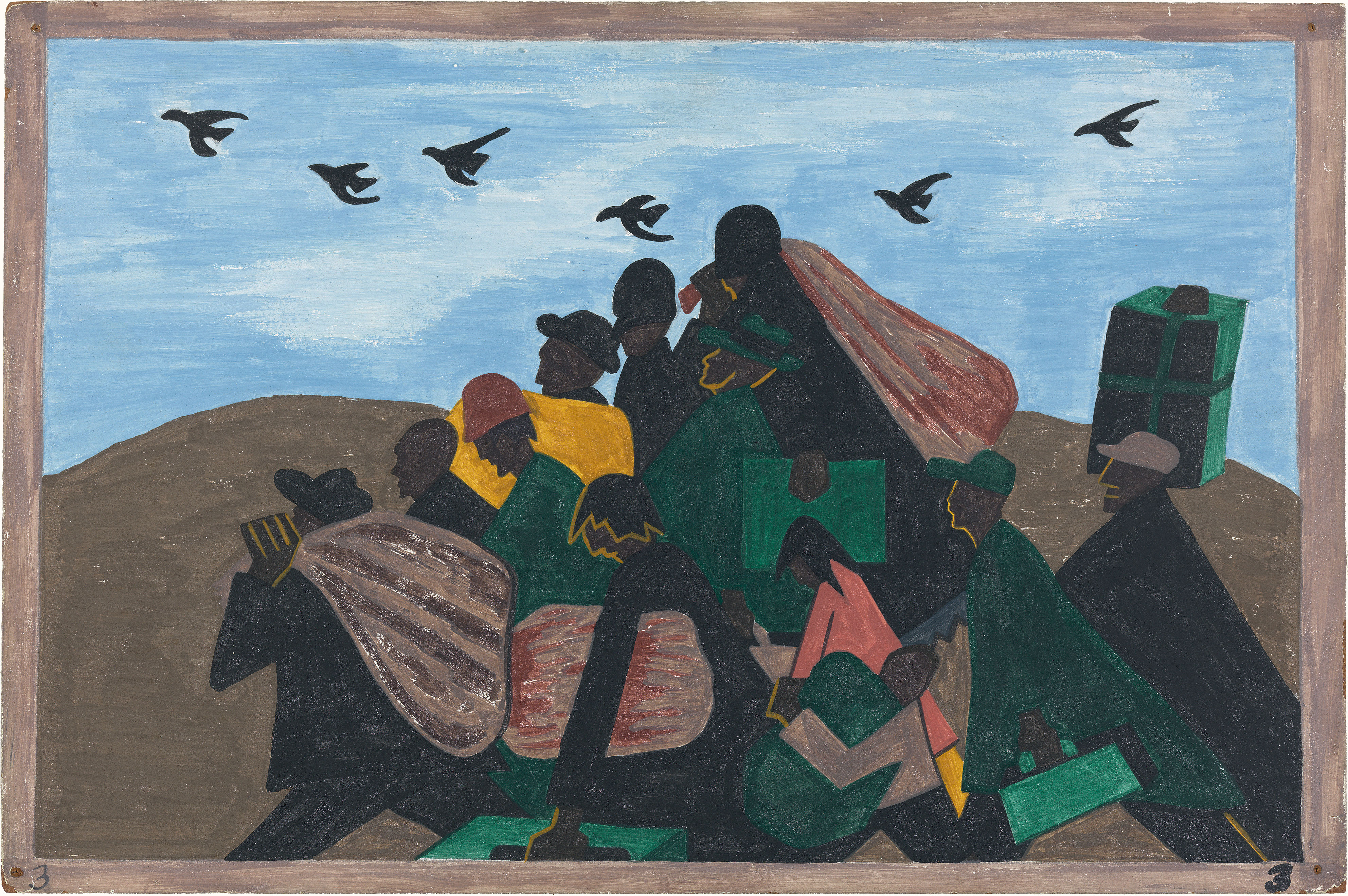 MoMA | One Way Ticket: Jacob Lawrence's Migration Series