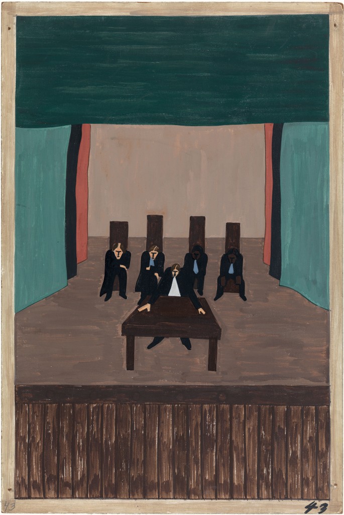 MoMA | One Way Ticket: Jacob Lawrence's Migration Series