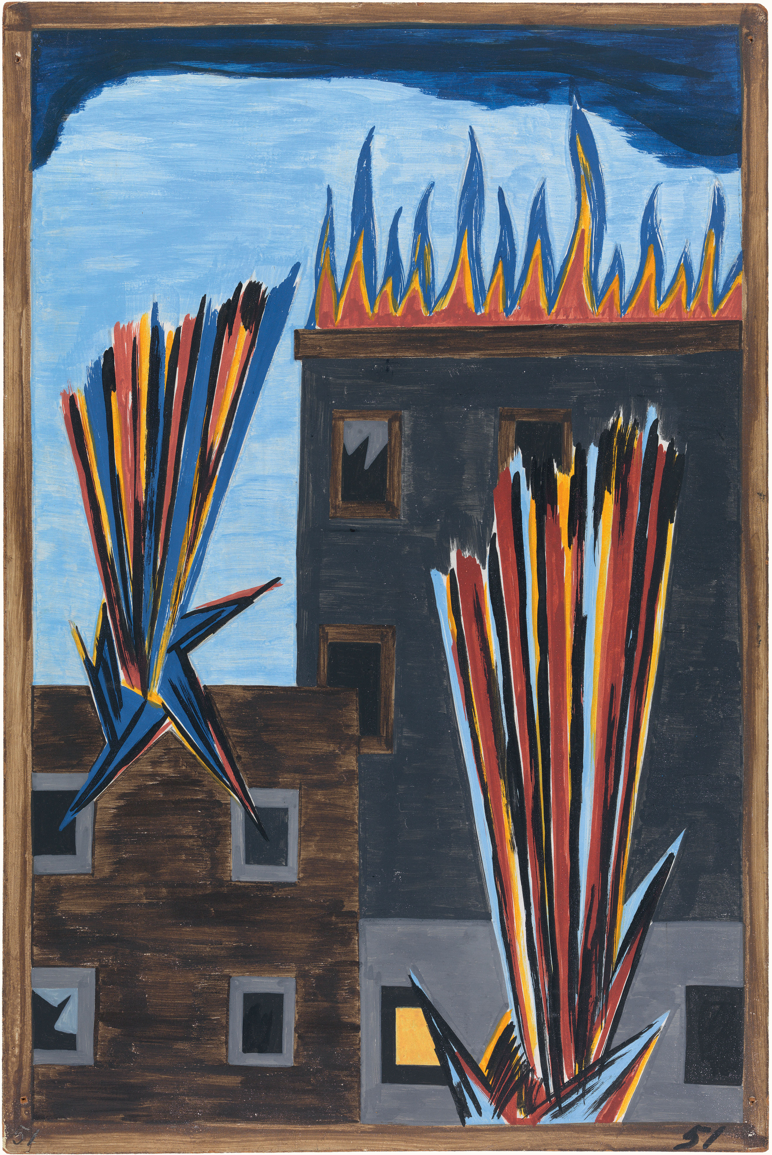 MoMA | One Way Ticket: Jacob Lawrence's Migration Series