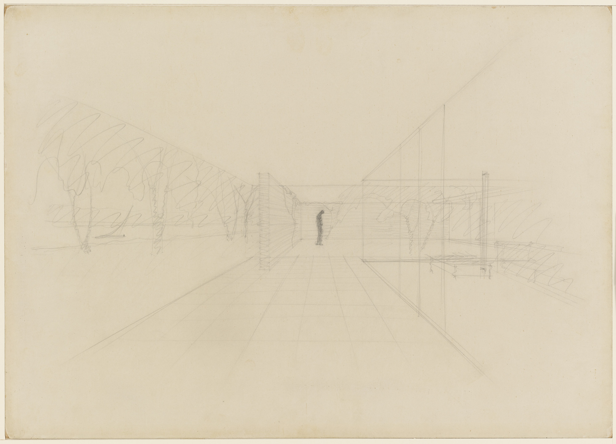 Ludwig Mies van der Rohe. Hubbe House Project, Magdeburg, Germany ...