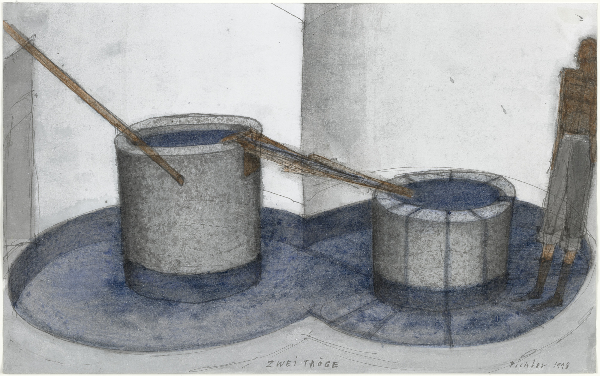 Walter Pichler. House for the Two Troughs. 1998 | MoMA