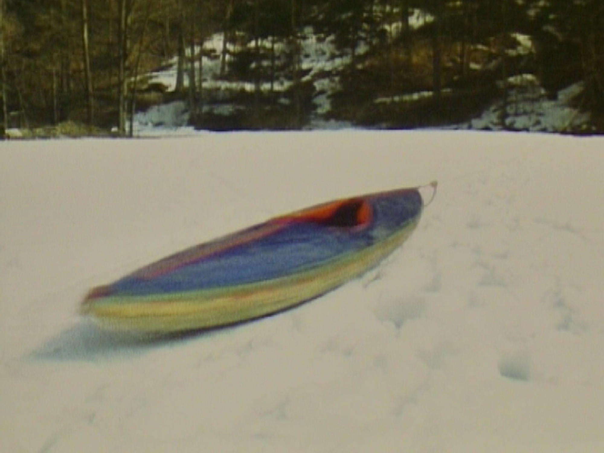 Roman Signer. Kayak. 1984 | MoMA